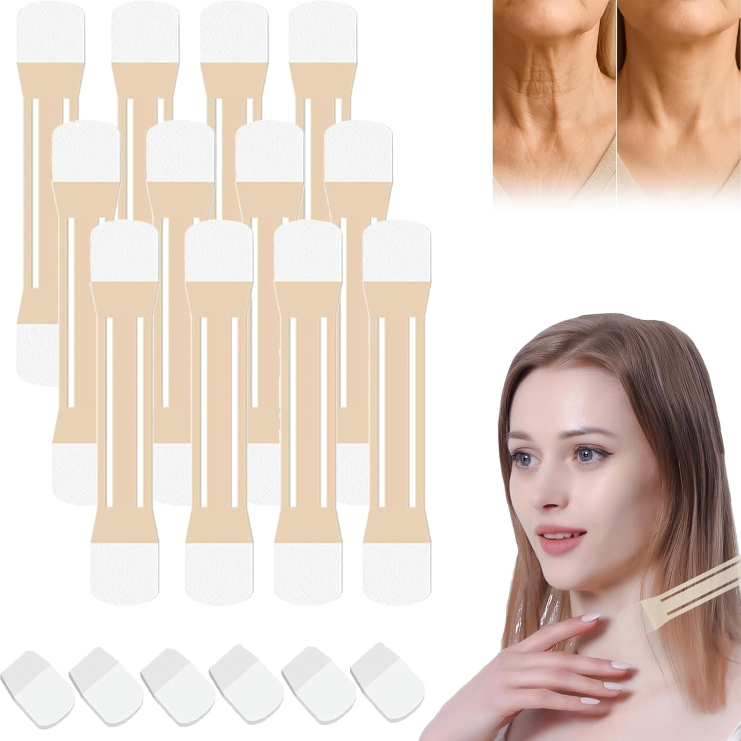 Poezone Instant Neck Tape, Official Neck Tape, Smooths Skin in Seconds ...