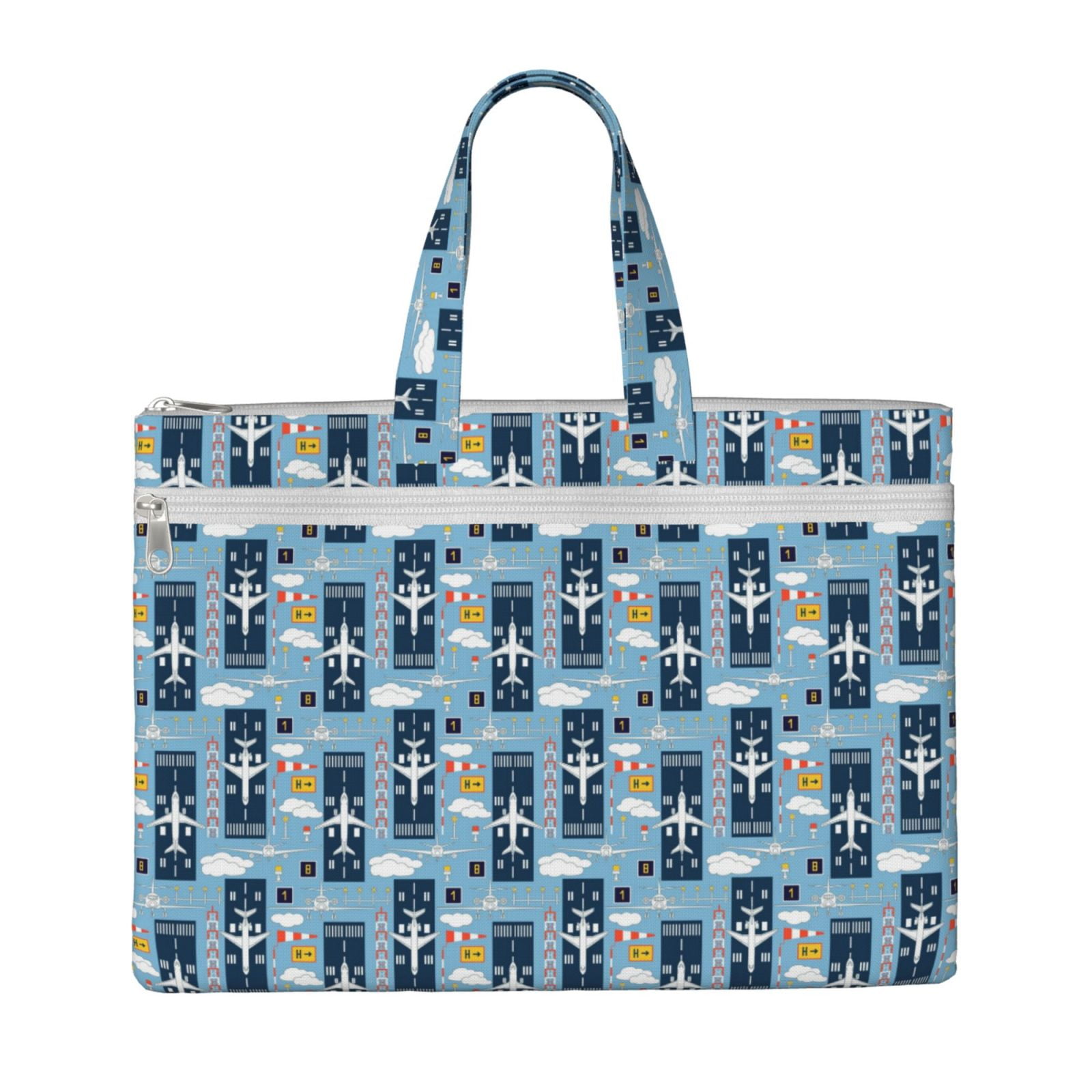 Pofeuu Airplanes and Aviation Signs Print Laptop Bag Carrying ...