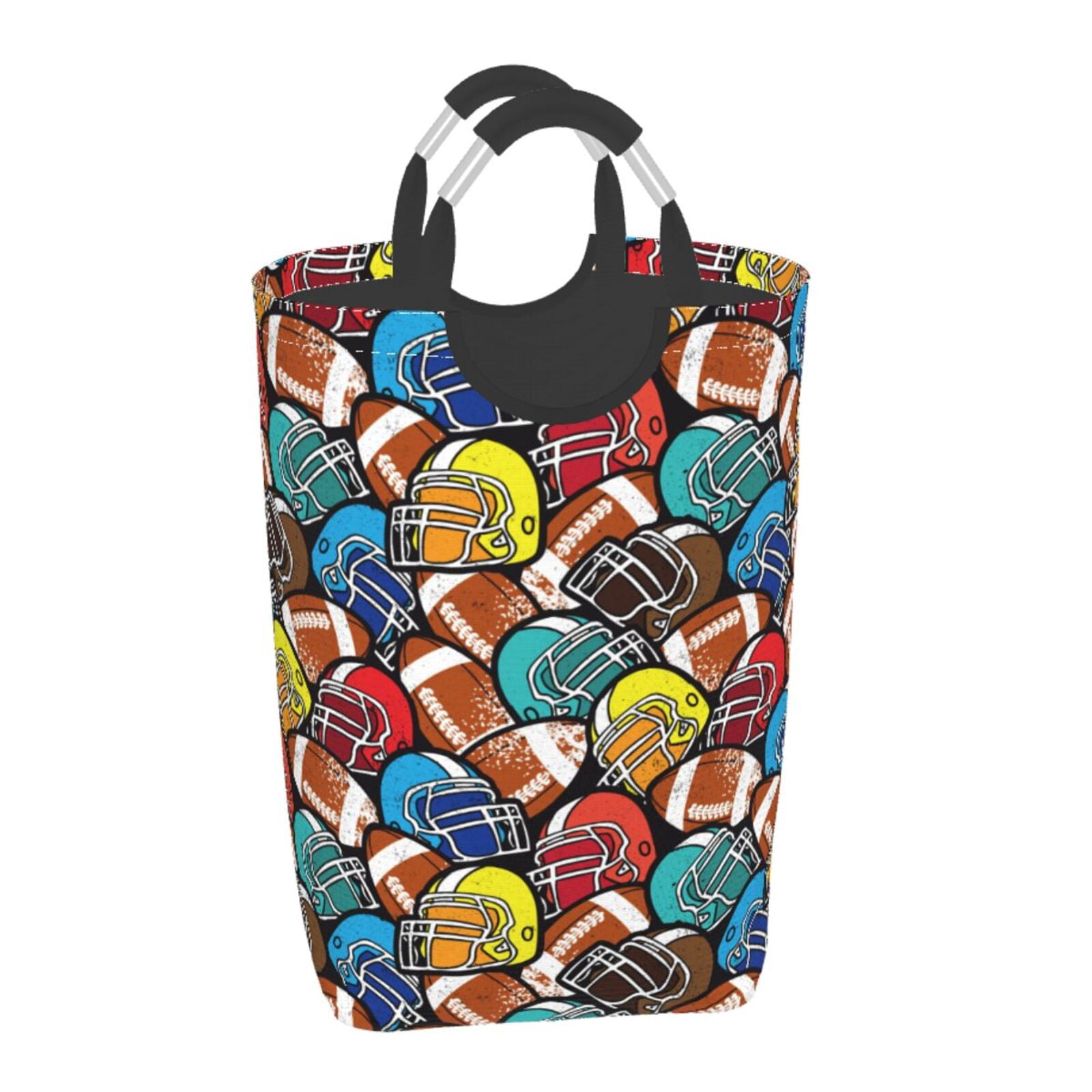 Pofeuu American Football Print Laundry Basket, Laundry Hamper ...