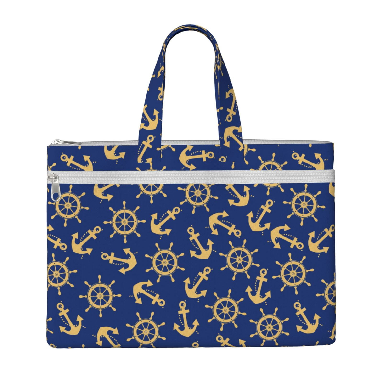 Pofeuu Anchors and Nautical Print Laptop Bag Carrying - Computer Bag ...