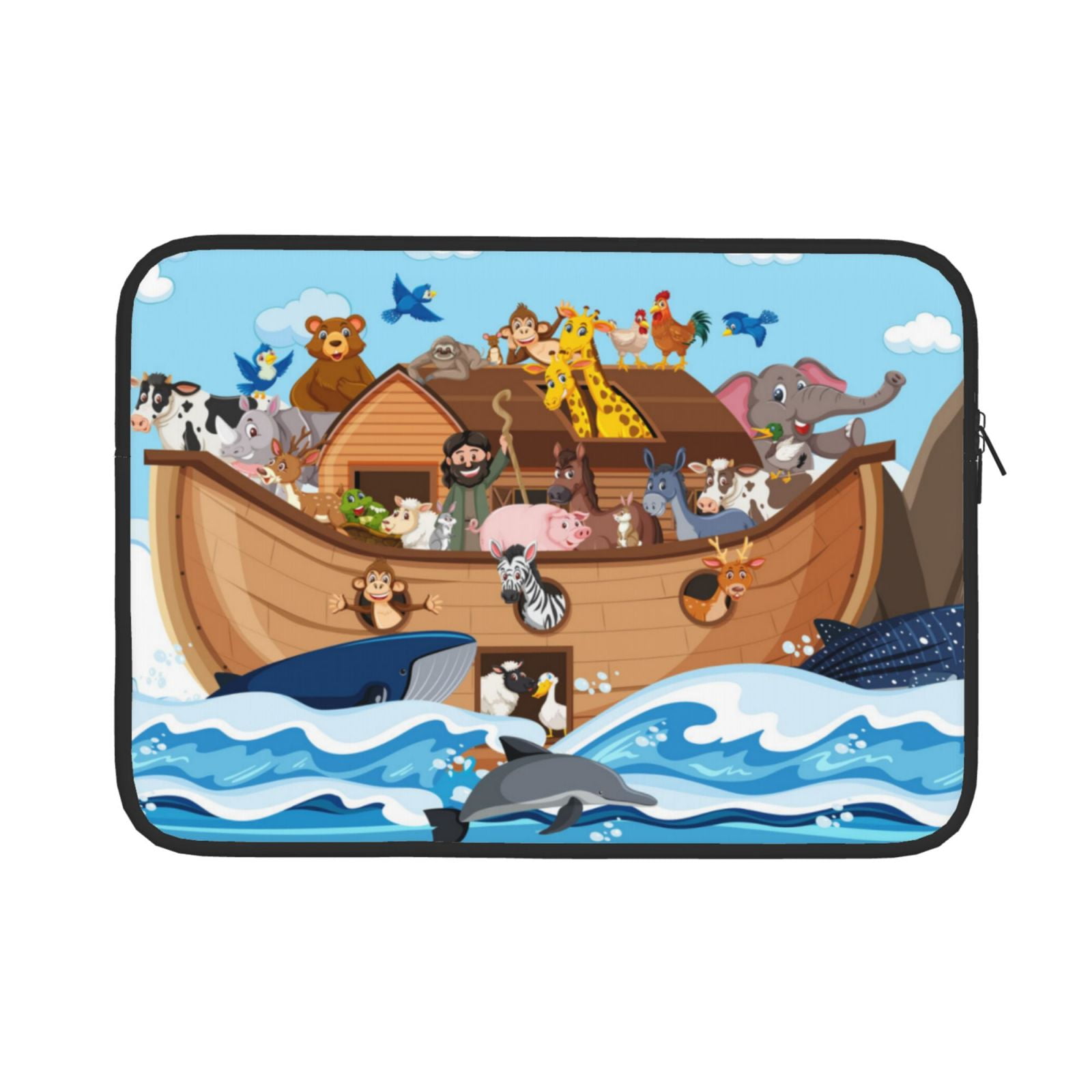 Pofeuu Animals on Noah's Ark Floating Print Laptop Carrying Case,13-15 ...