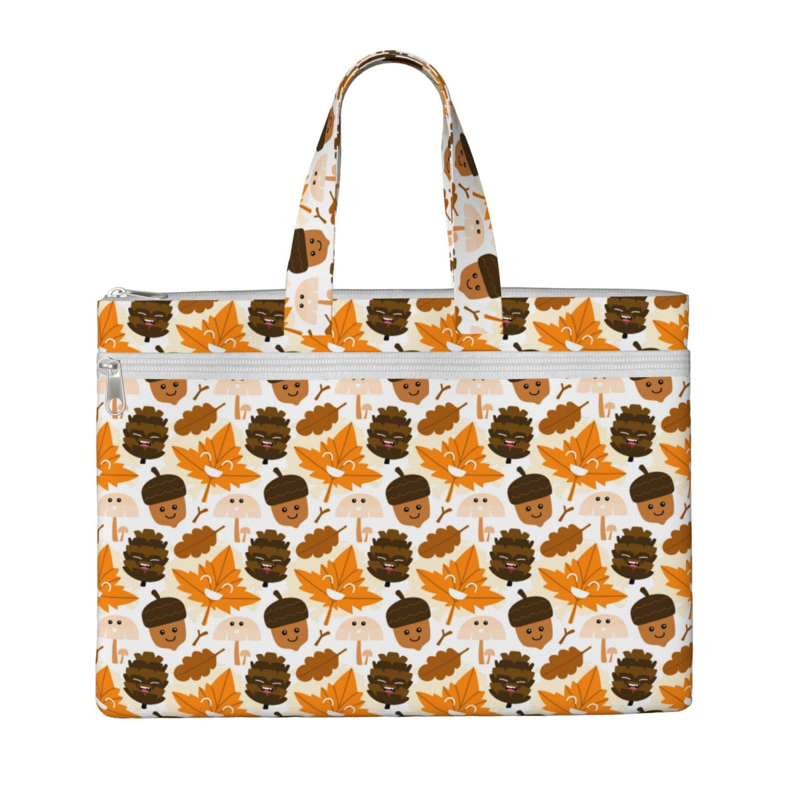 Pofeuu Autumn Woodland Characters Print Laptop Bag Carrying - Computer ...