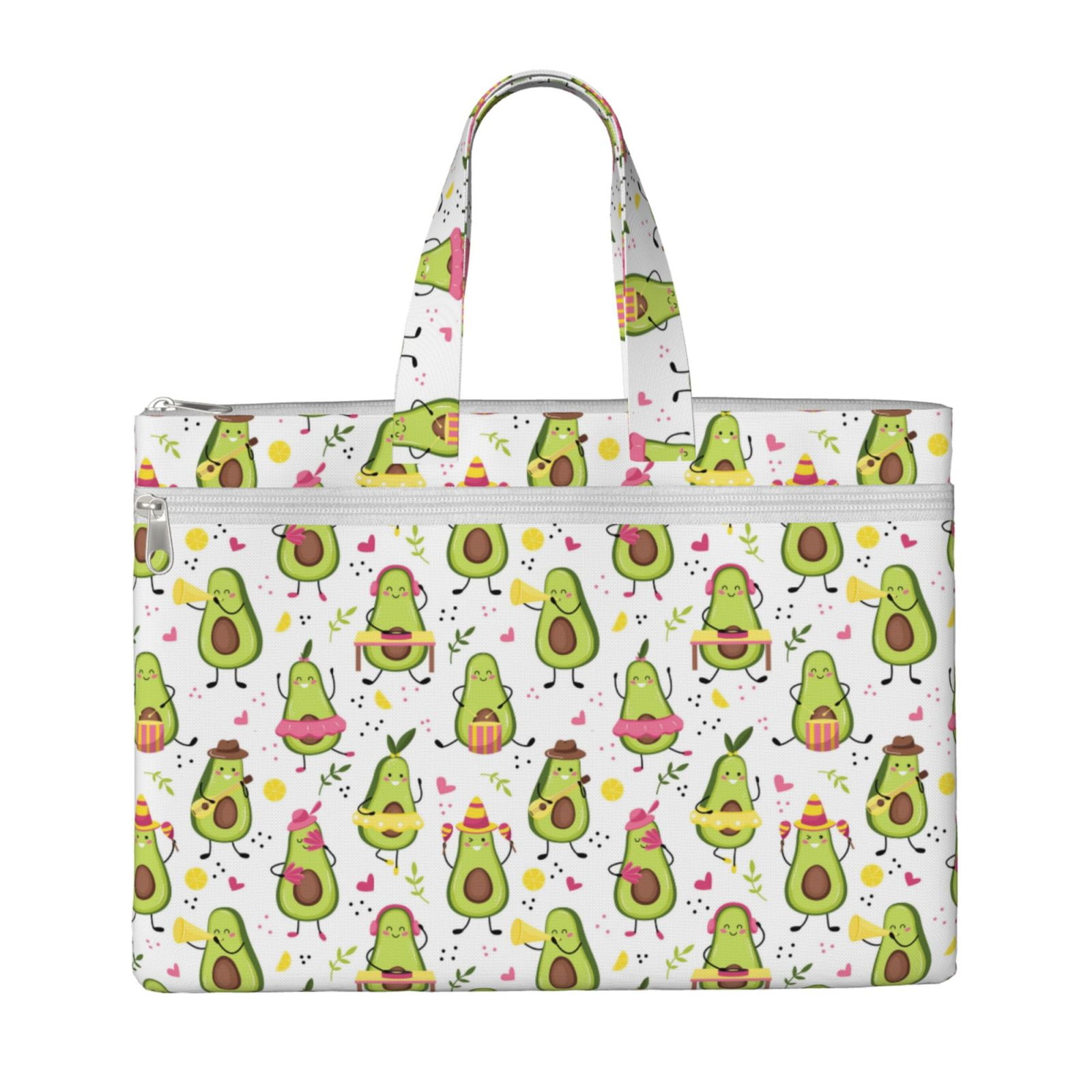 Pofeuu Avocado Playing Music Print Laptop Bag Carrying - Computer Bag ...