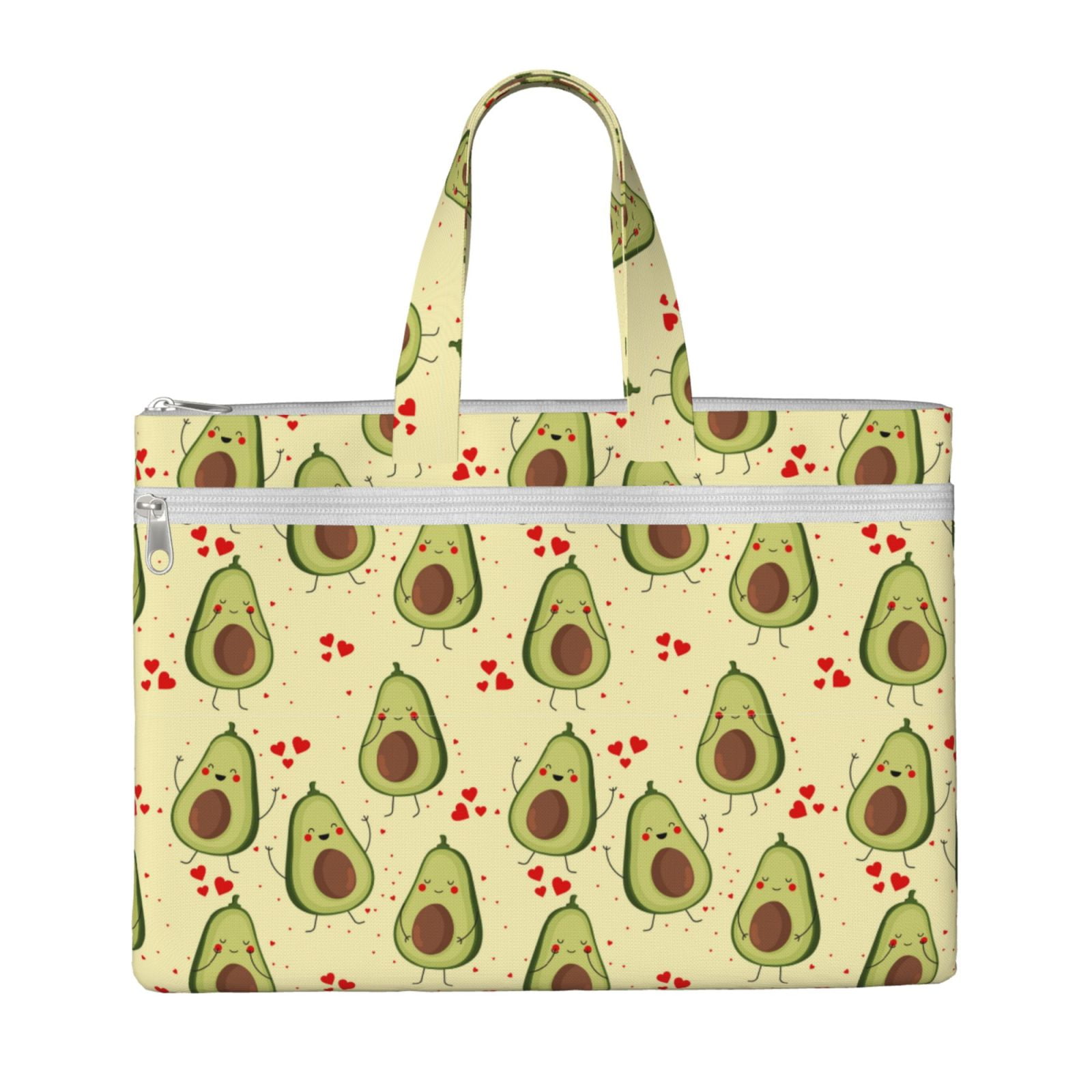 Pofeuu Avocados And Hearts Print Laptop Bag Carrying - Computer Bag ...