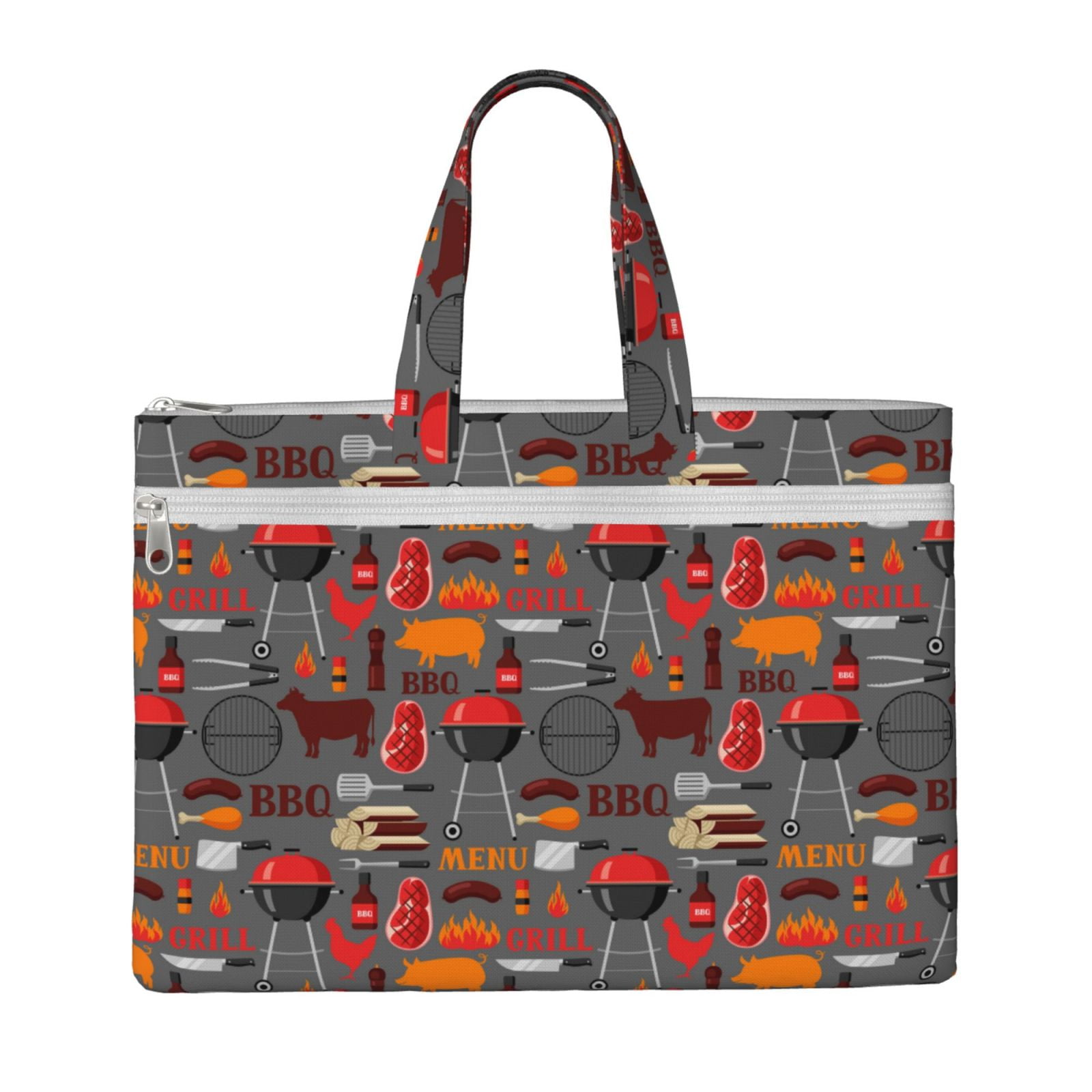 Pofeuu BBQ Icons Print Laptop Bag Carrying - Computer Bag Laptop Case ...
