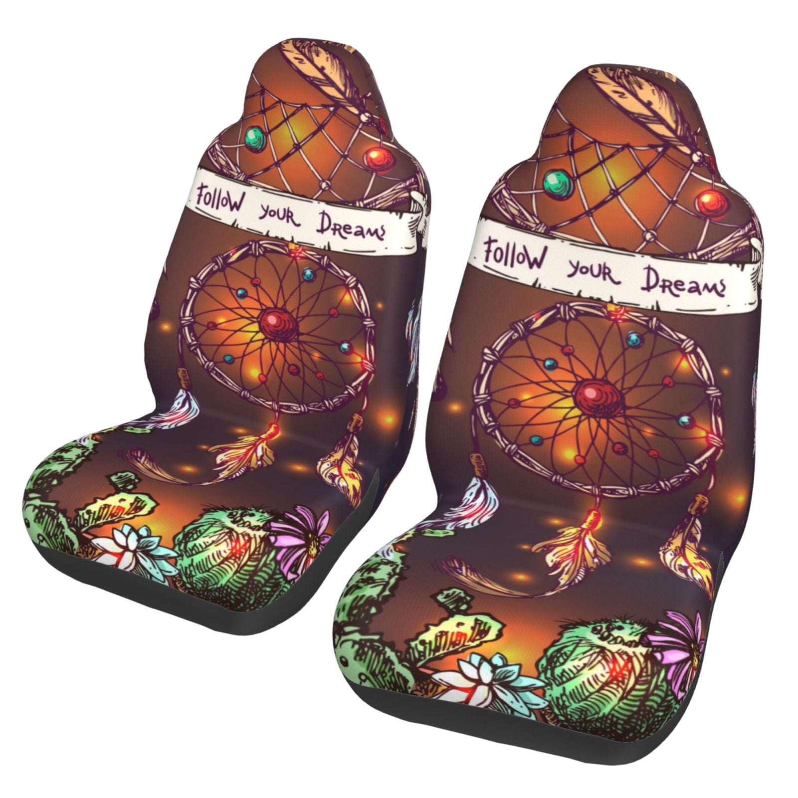 Pofeuu Beautiful Dreamcatcher1 Print Automotive Car Seat Covers Flat ...