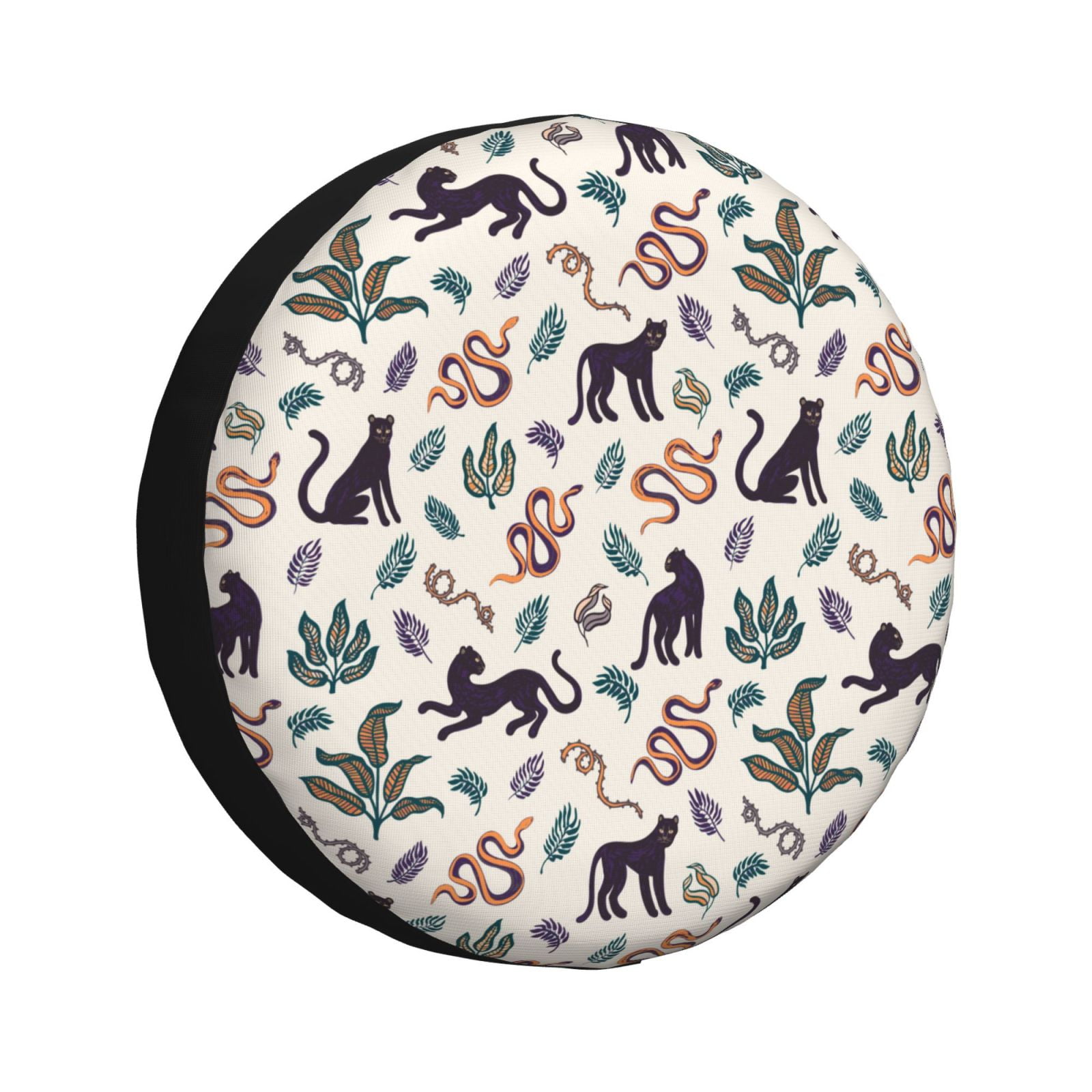 Pofeuu Black Cat And Snake Print Spare Tire Wheel Cover for Car Truck ...