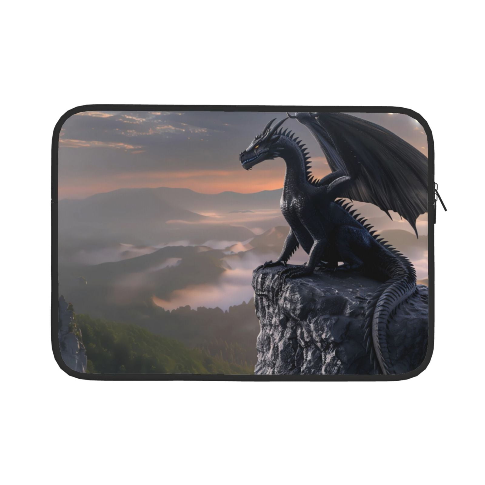 Pofeuu Black Dragon Cliff Dawn Print Laptop Carrying Case,13-15-Inch ...