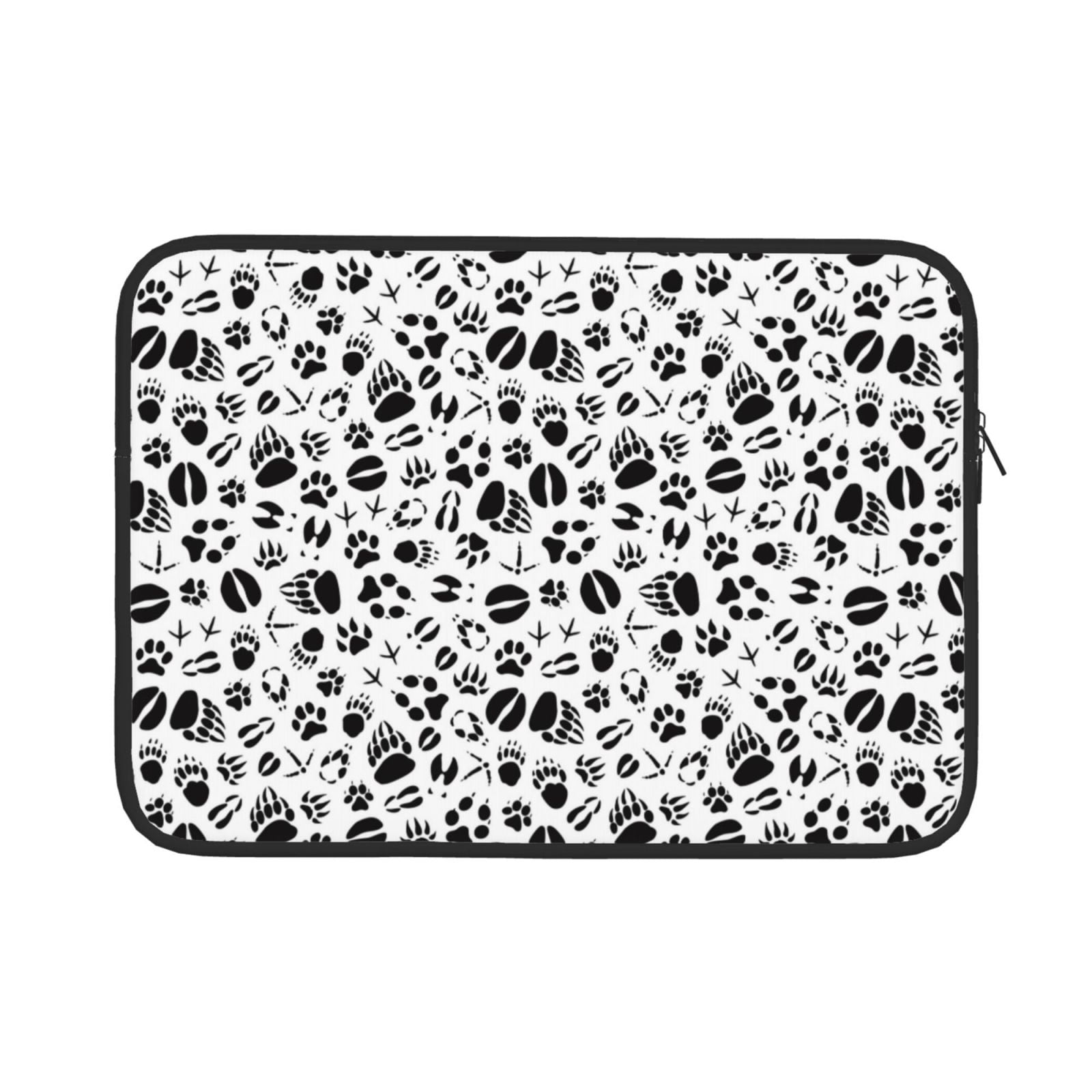 Pofeuu Black Footprints Print Laptop Carrying Case,13-15-Inch Laptop ...