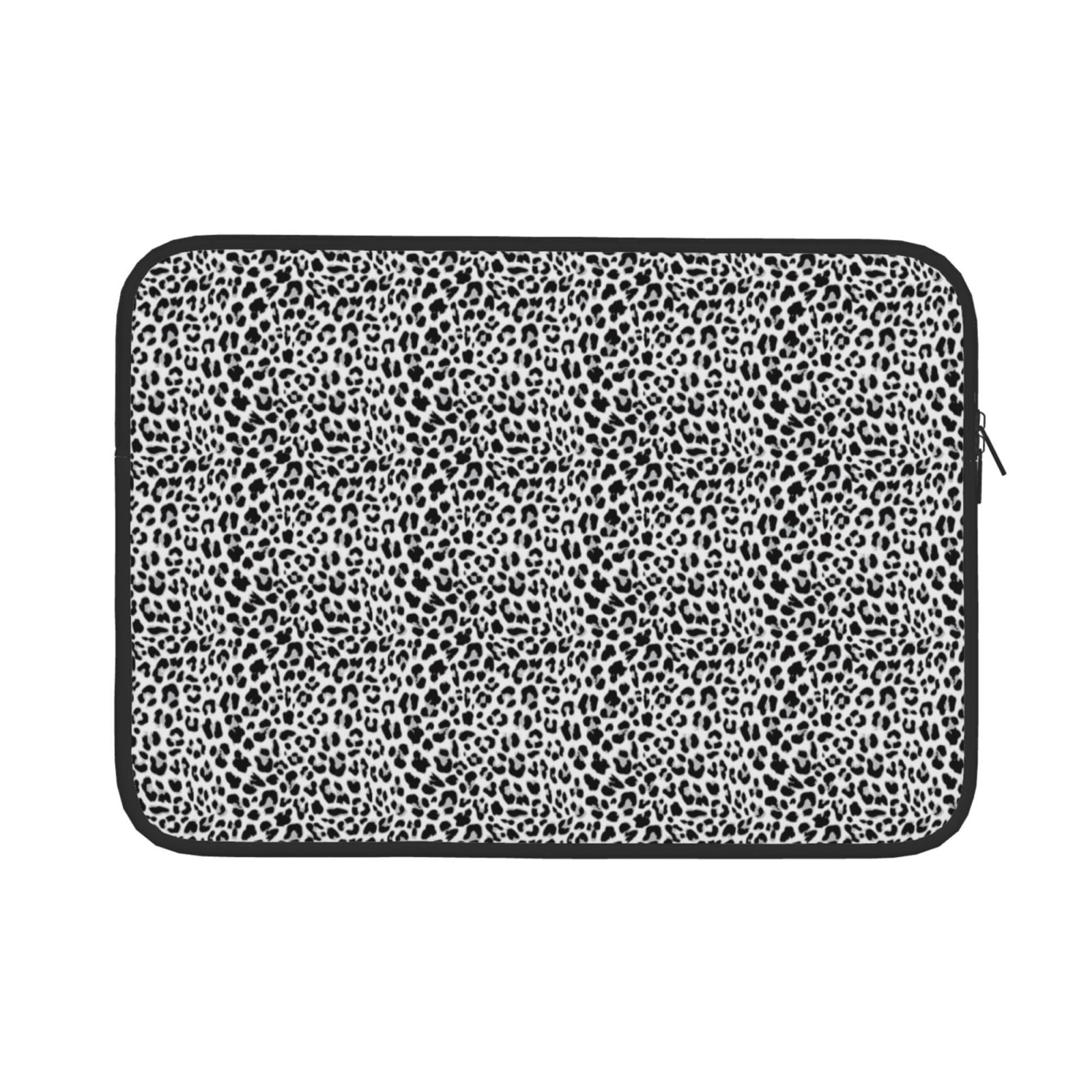 Pofeuu Black Leopard Print Laptop Carrying Case,13-15-Inch Laptop and ...
