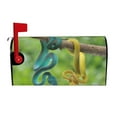 Pofeuu Blue Viper And Yellow Viper Snake Print Mailbox Covers Letterbox ...