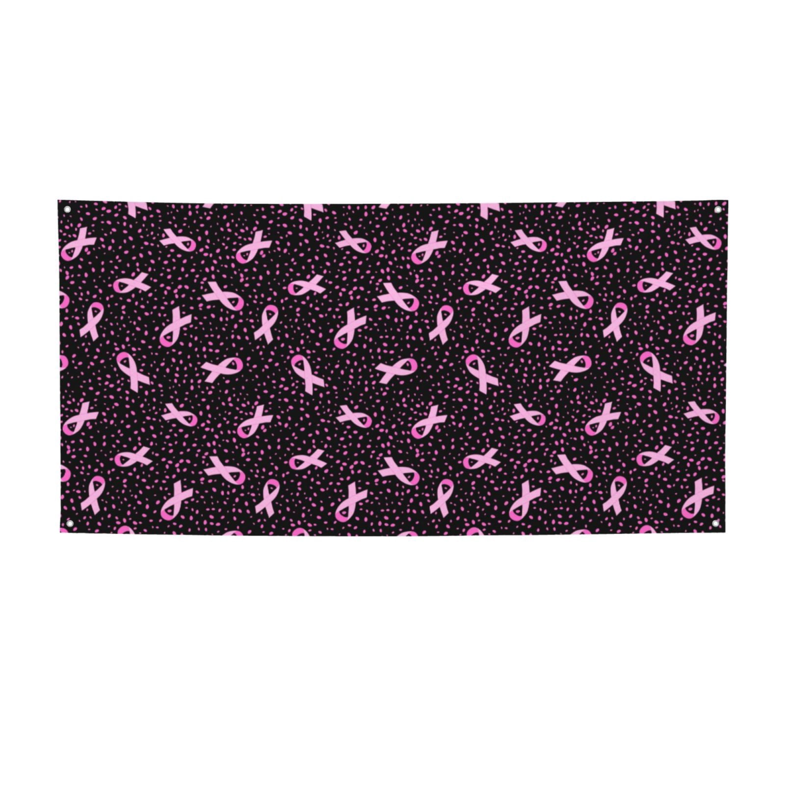 Pofeuu Breast Cancer Awareness3 Print Colorful Yard Festival Banner ...