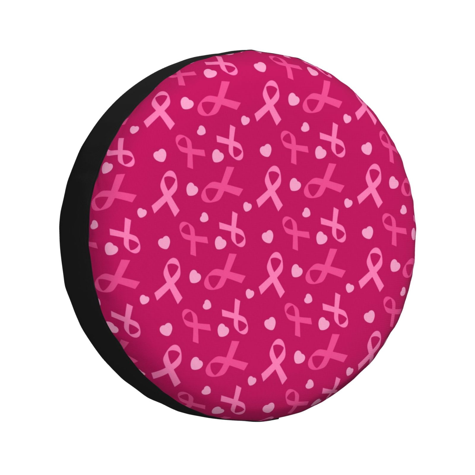 Pofeuu Breast Cancer Awareness6 Print Spare Tire Wheel Cover for Car ...