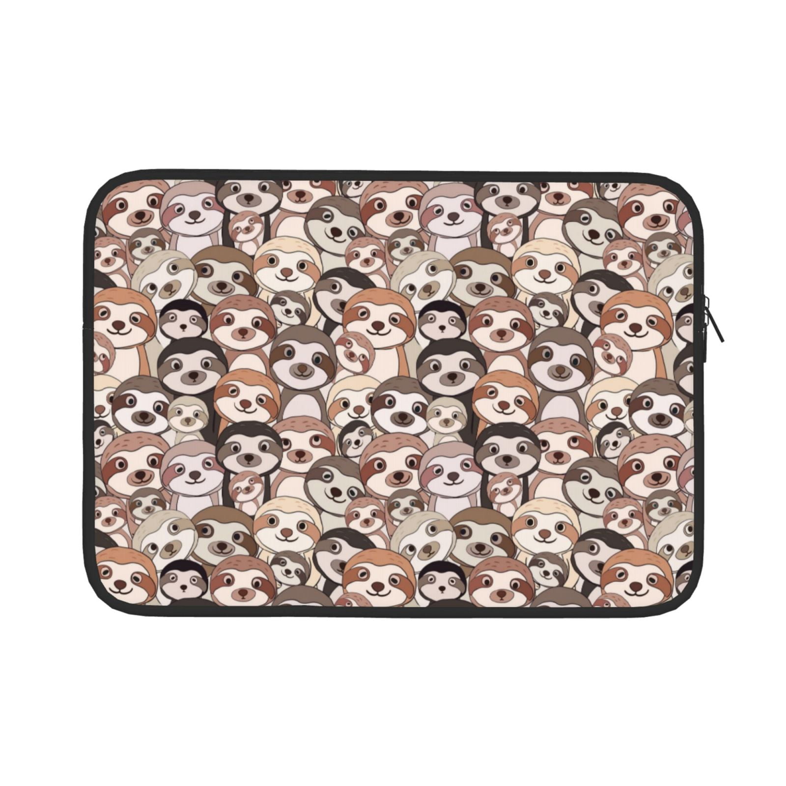 Pofeuu Brown Sloth Print Laptop Carrying Case,13-15-Inch Laptop and ...