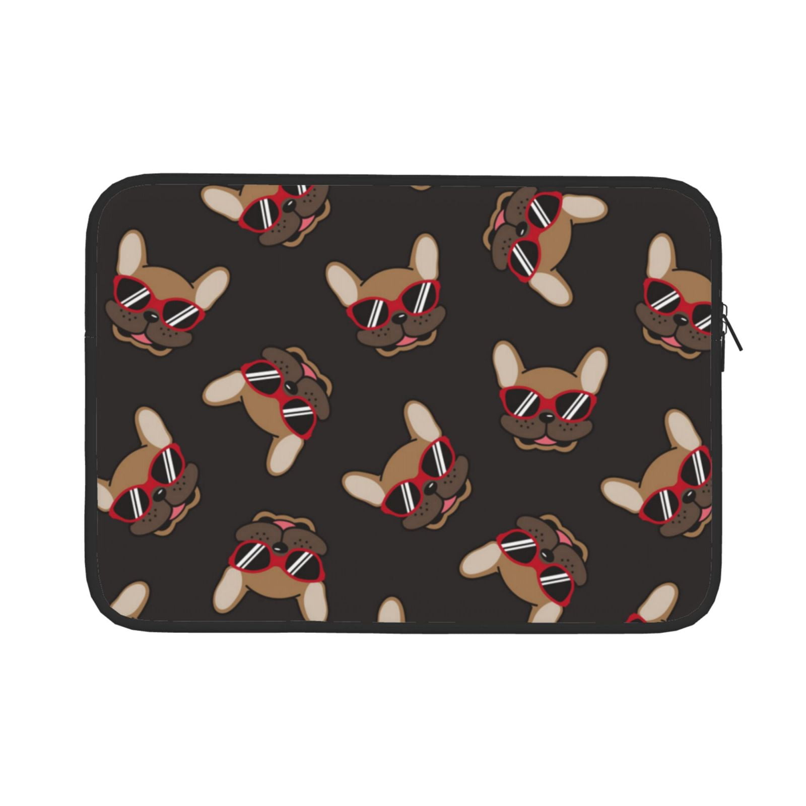 Pofeuu Bulldog with Sunglasses Print Laptop Carrying Case,13-15-Inch ...