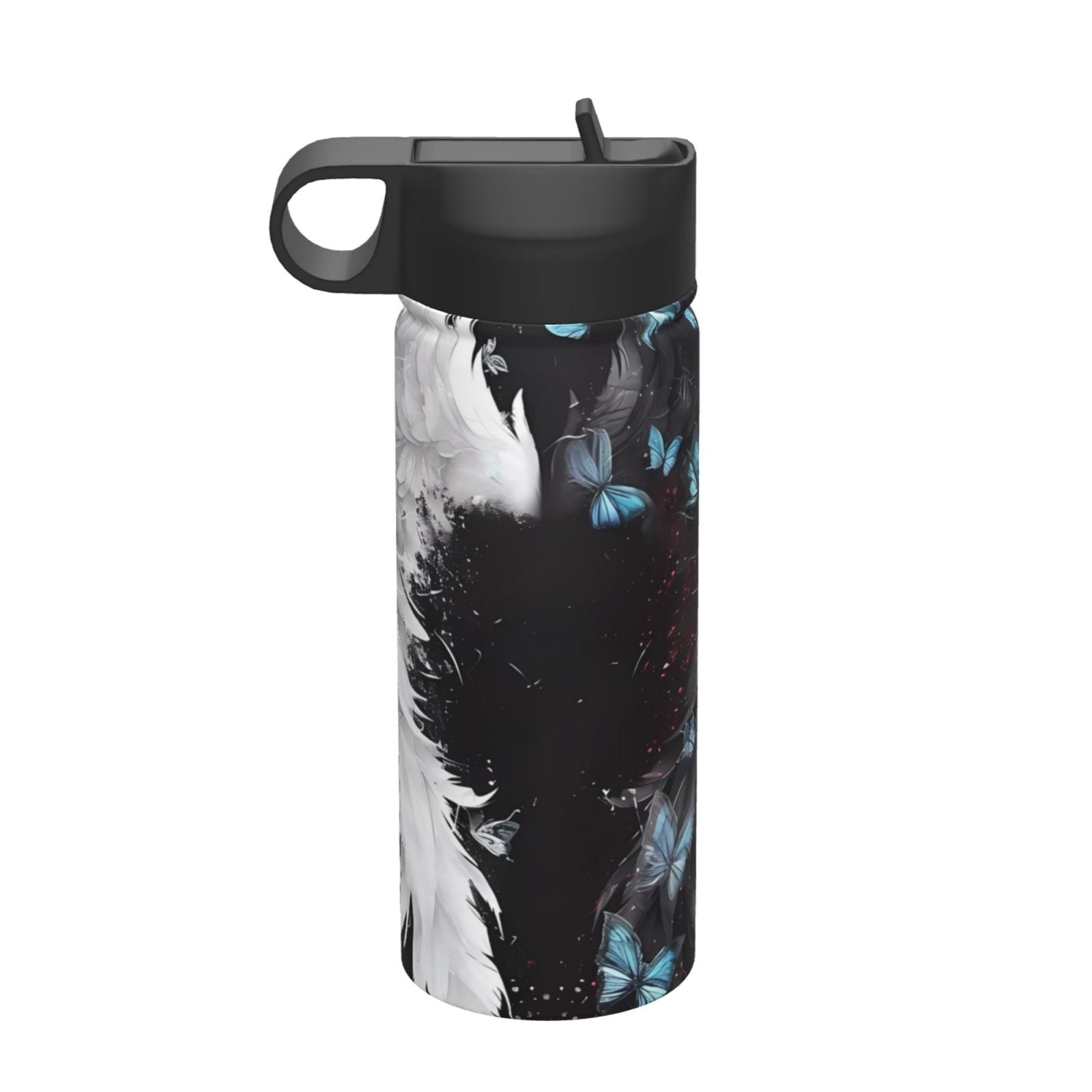 Pofeuu Butterfly Angel Wings Art Print 18oz Sports Insulated Kettle ...