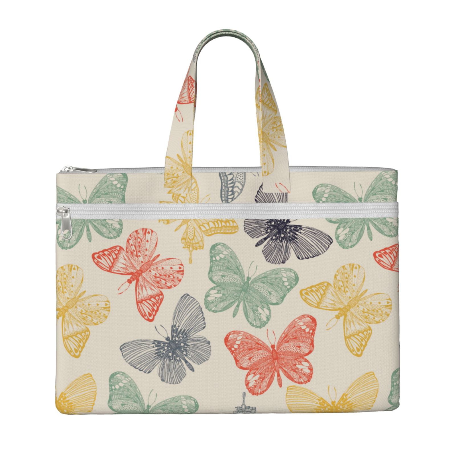 Pofeuu Butterfly Print Laptop Bag Carrying - Computer Bag Laptop Case ...