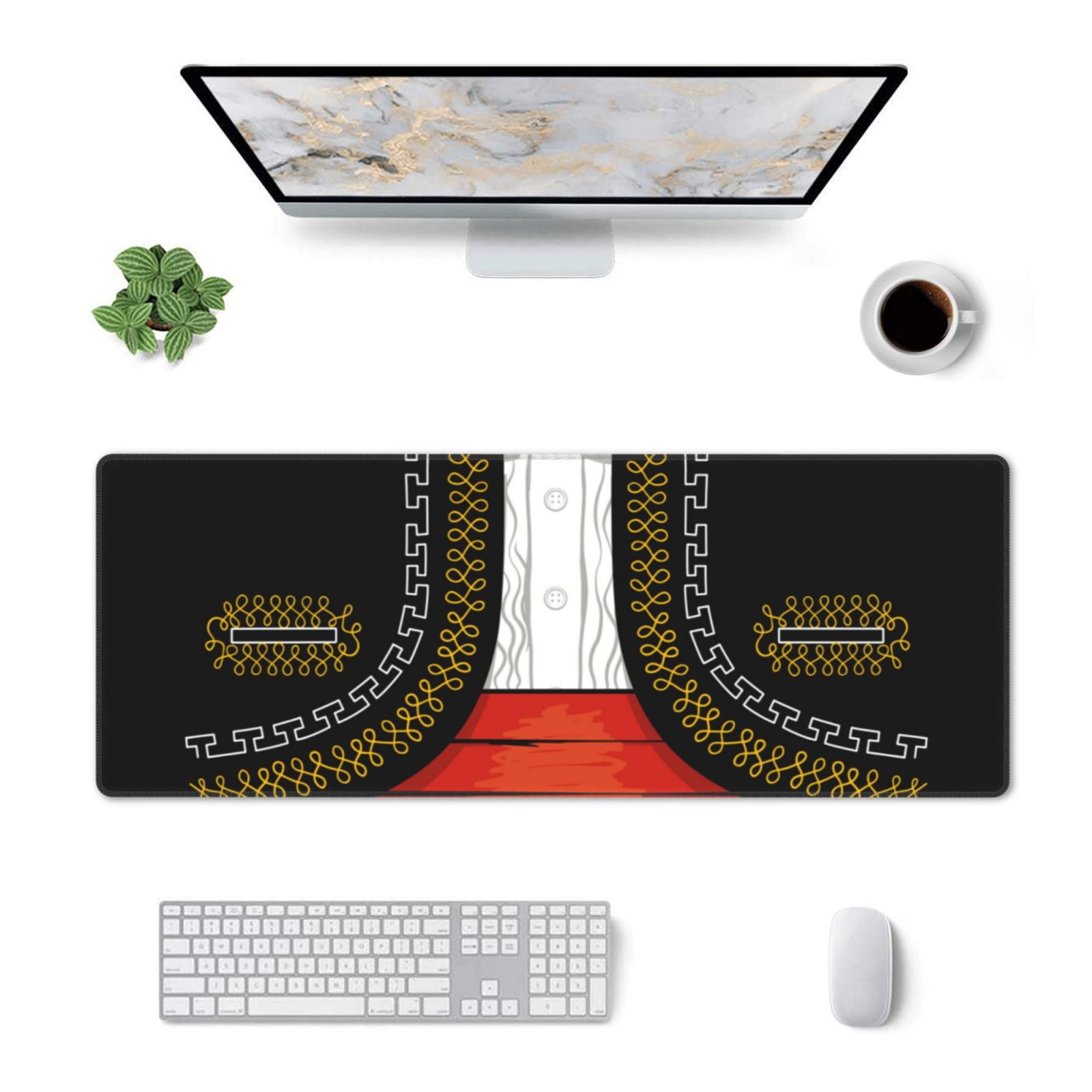 Pofeuu CHARRO SUIT Print Desk Mat for Keyboard and Mouse，Computer Desk ...