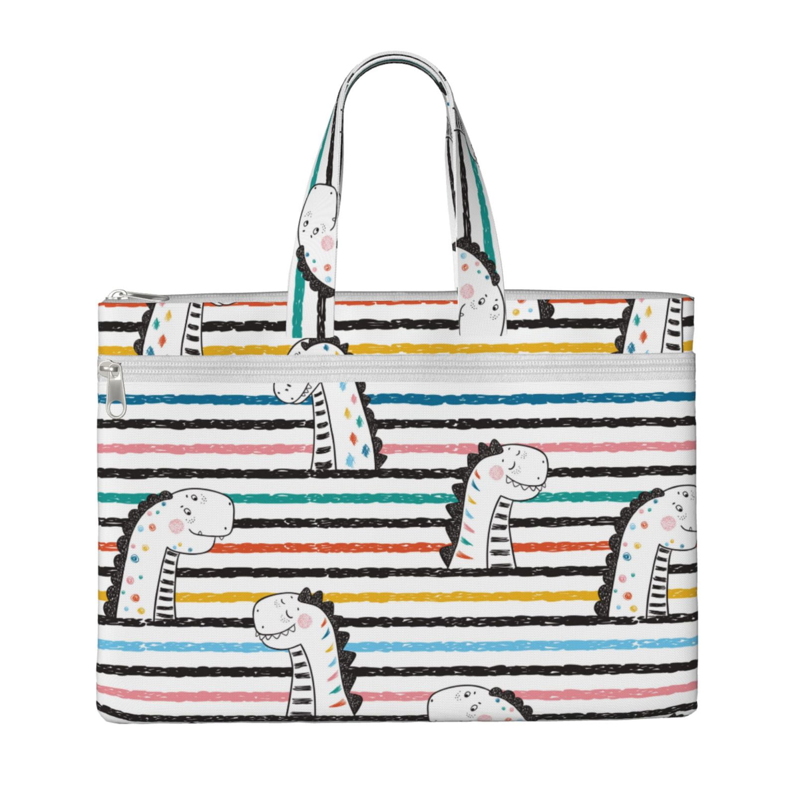 Pofeuu Cartoon Dinosaurs Print Laptop Bag Carrying - Computer Bag ...