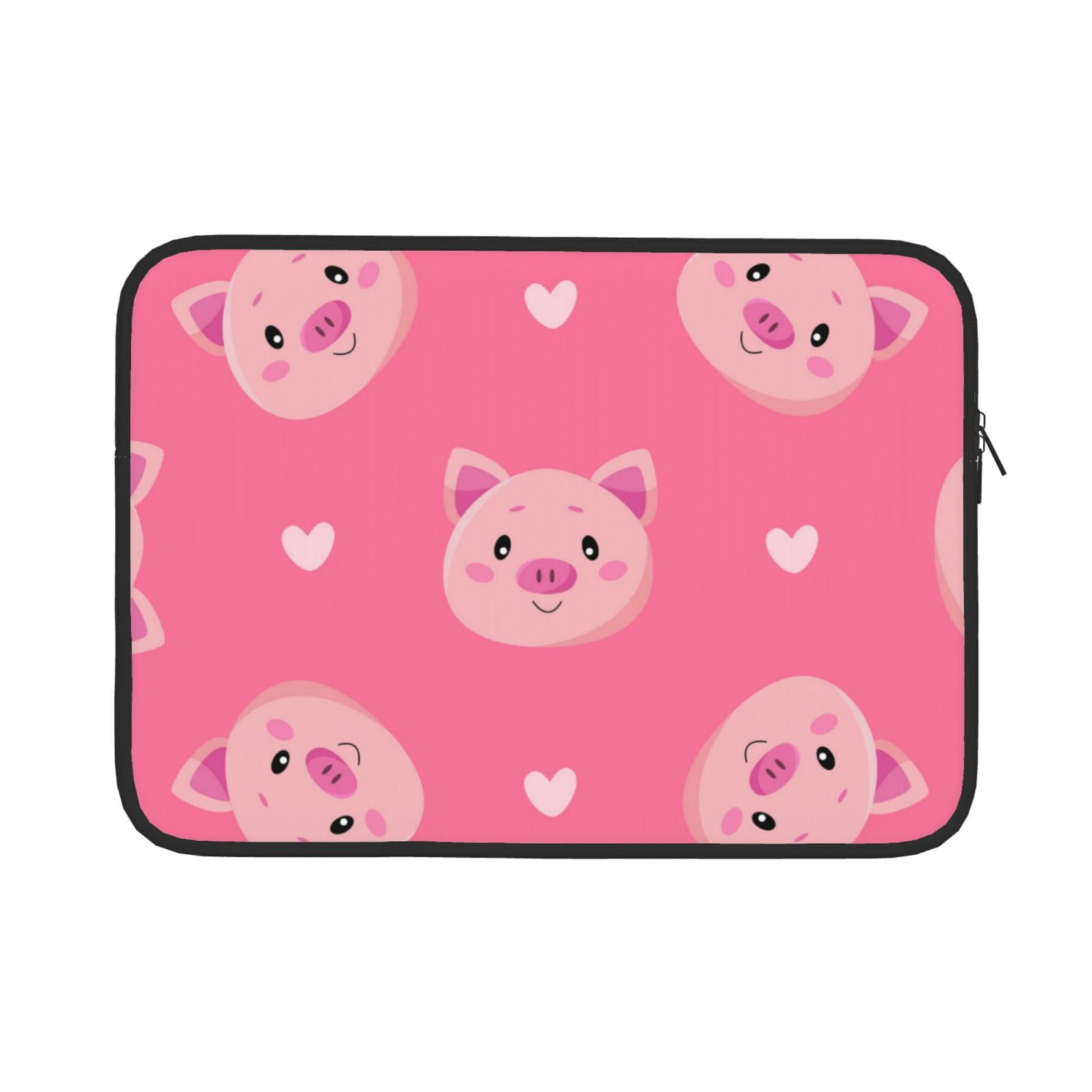 Pofeuu Cartoon Pigs and Hearts Print Laptop Carrying Case,13-15-Inch ...