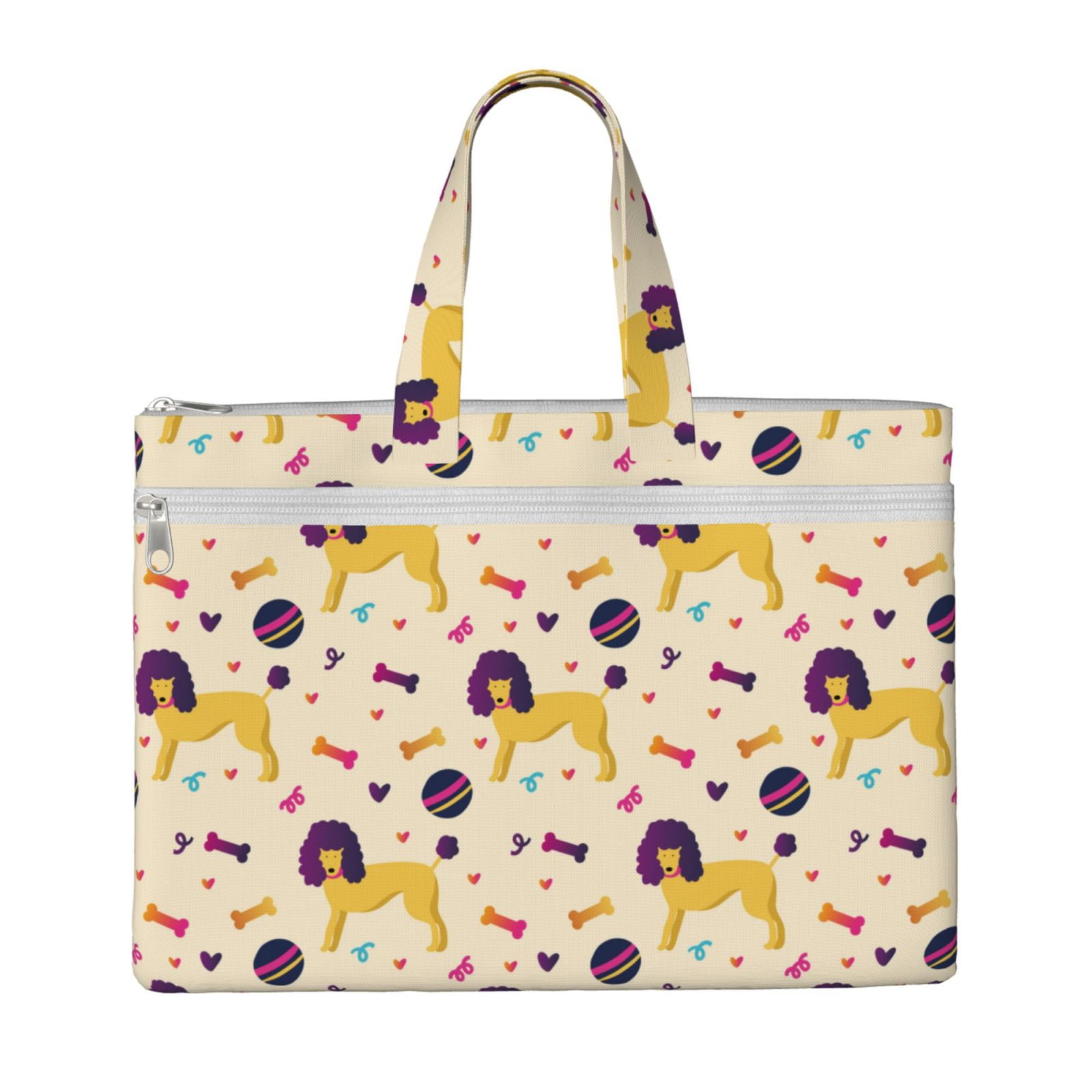 Pofeuu Cartoon Poodle Dog Print Laptop Bag Carrying - Computer Bag ...