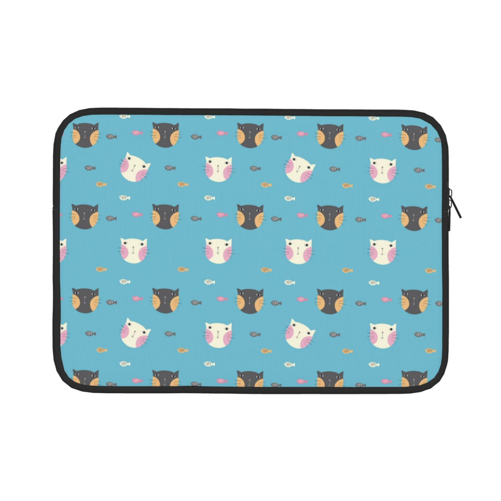 Pofeuu Cat Fish Print Laptop Carrying Case,13-15-Inch Laptop and Tablet ...
