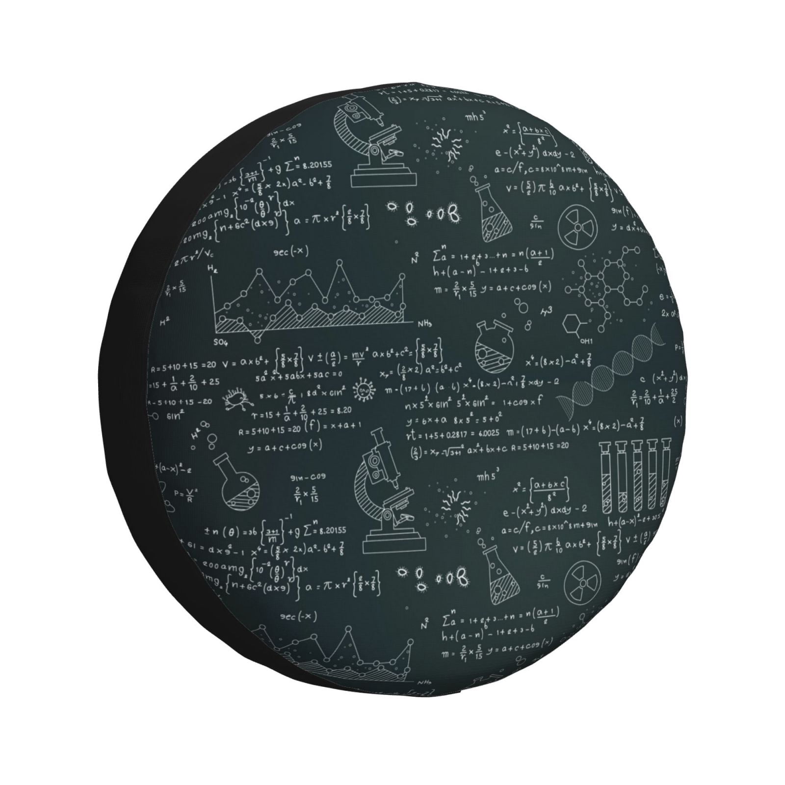 Pofeuu Chemical Print Spare Tire Wheel Cover for Car Truck SUV Camper ...