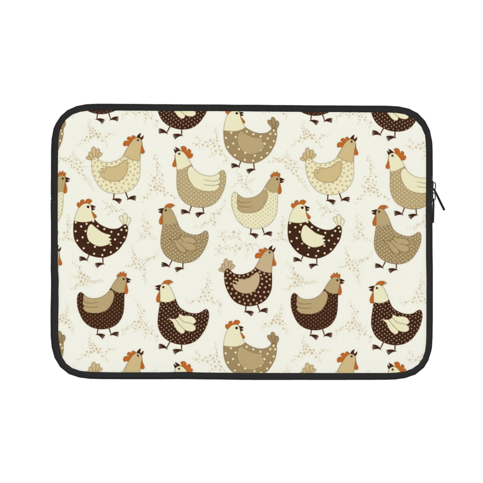 Pofeuu Chicken Cartoon Print Laptop Carrying Case,13-15-Inch Laptop and ...