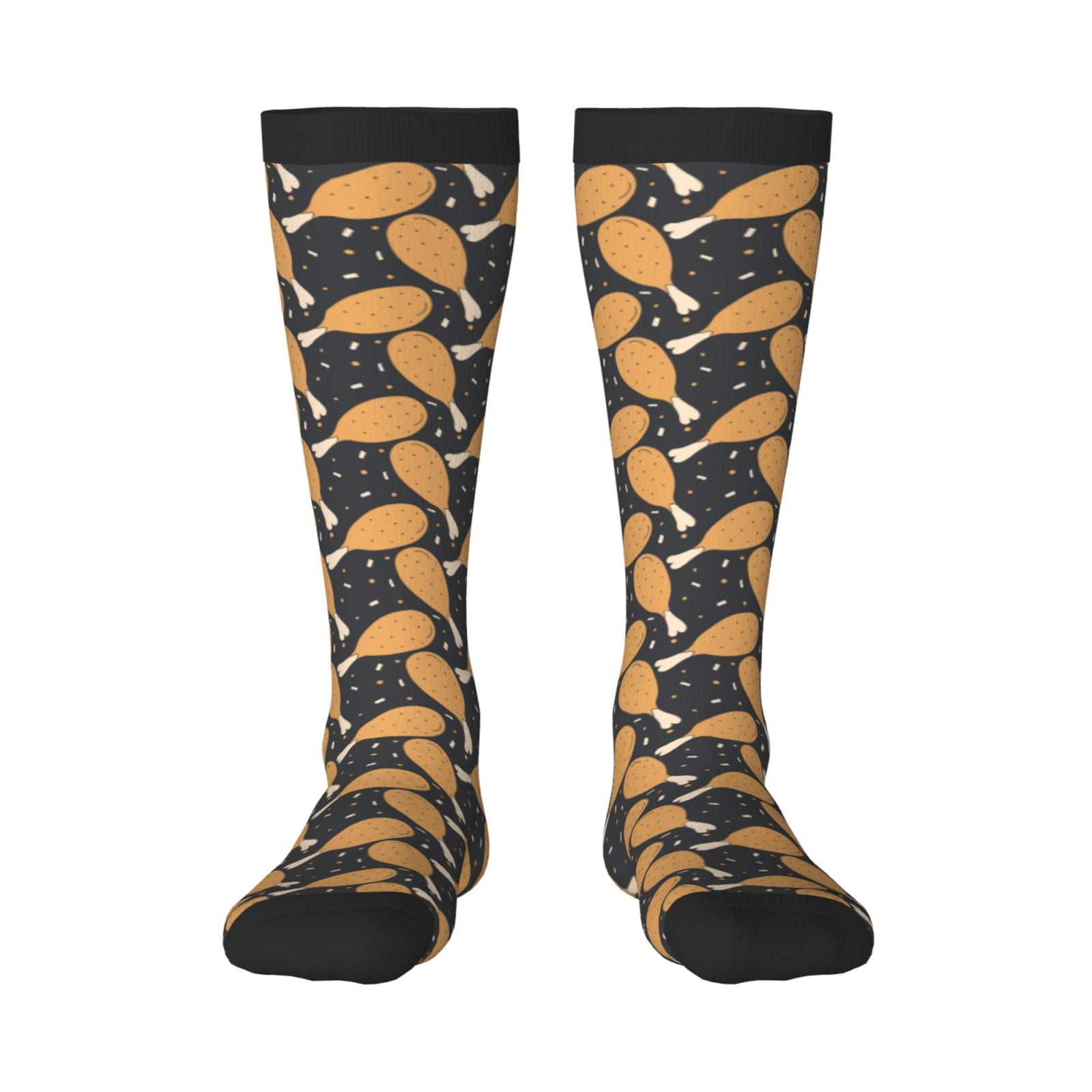 Pofeuu Chicken Legs Print Stockings, Adult Running Hiking Socks for ...