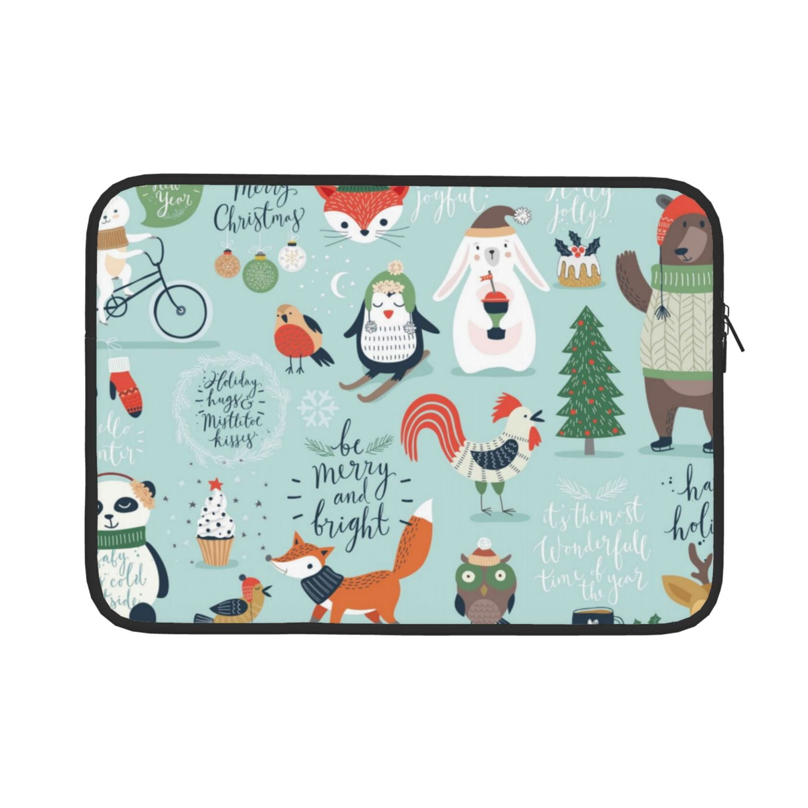 Pofeuu Christmas Winter Animals Print Laptop Carrying Case,13-15-Inch ...