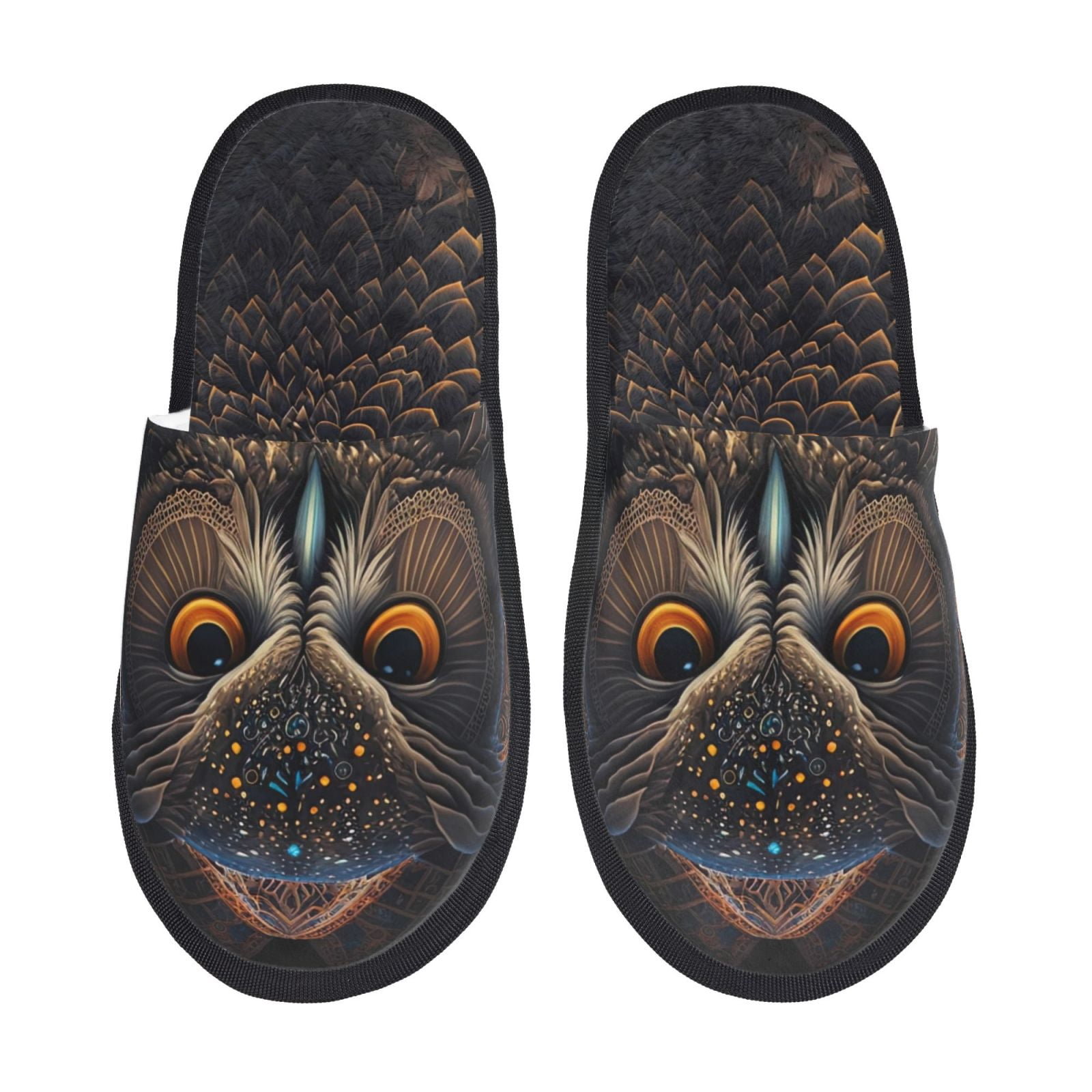 Pofeuu Classical Style Brown Owl Print EVA Fuzzy House super light ...