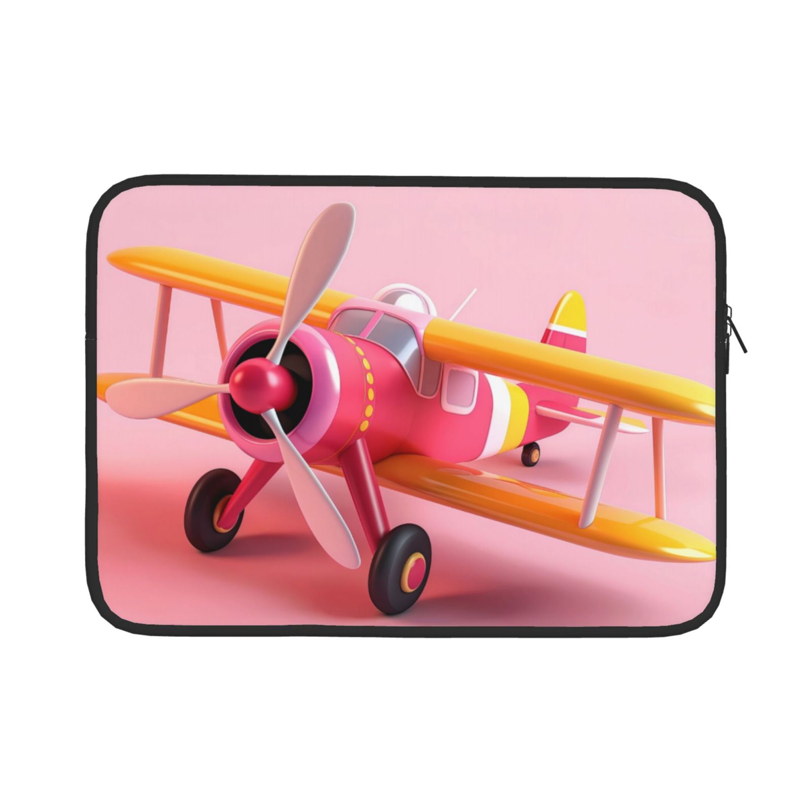 Pofeuu Colorful Cartoon Biplane Print Laptop Carrying Case,13-15-Inch ...
