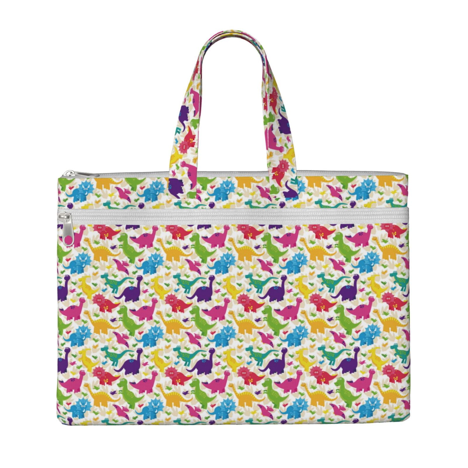 Pofeuu Colorful Dinosaurs Print Laptop Bag Carrying - Computer Bag ...