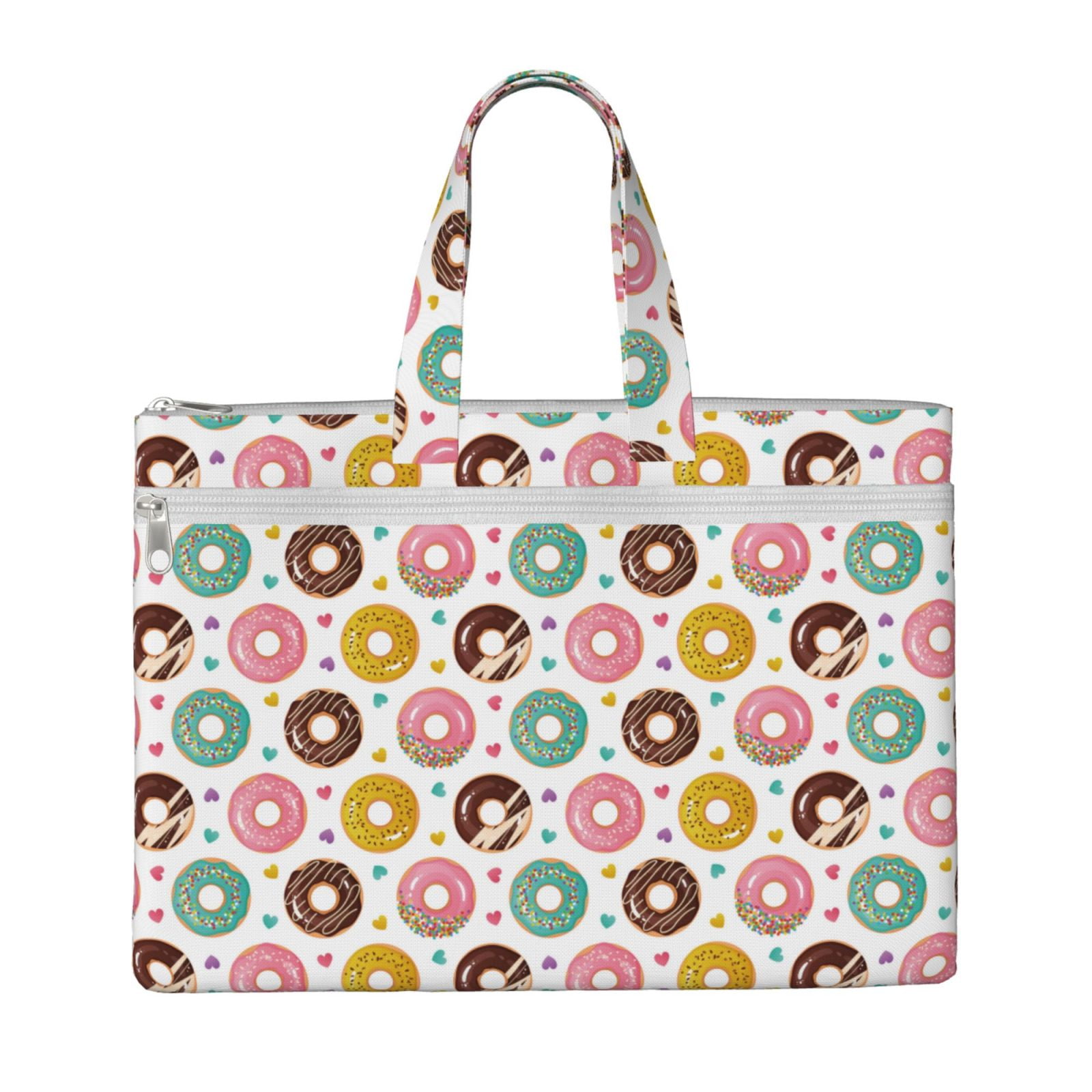 Pofeuu Colorful Donuts Print Laptop Bag Carrying - Computer Bag Laptop ...