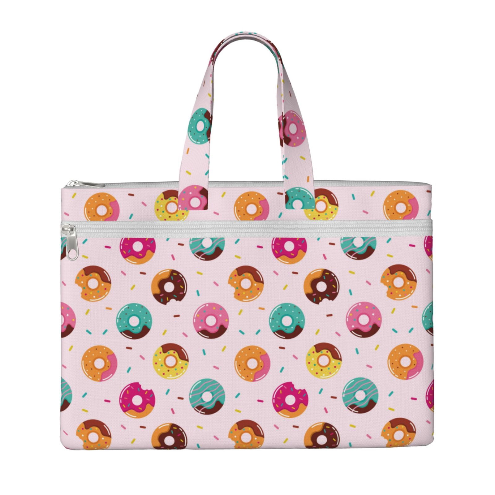 Pofeuu Colorful Donuts Print Laptop Bag Carrying - Computer Bag Laptop ...