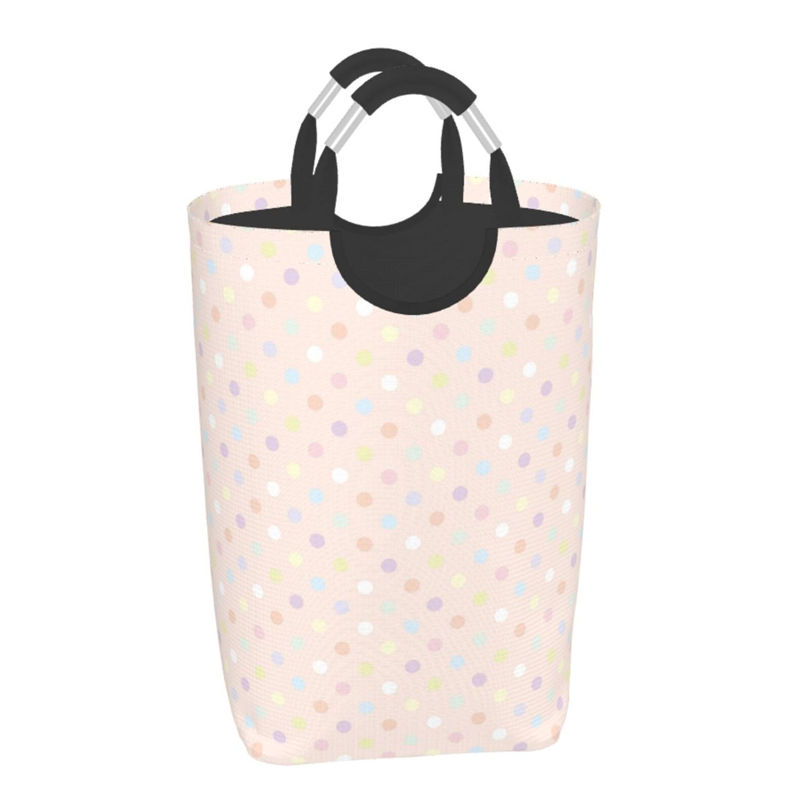 Pofeuu Colorful Dots Print Laundry Basket, Laundry Hamper, Collapsible ...