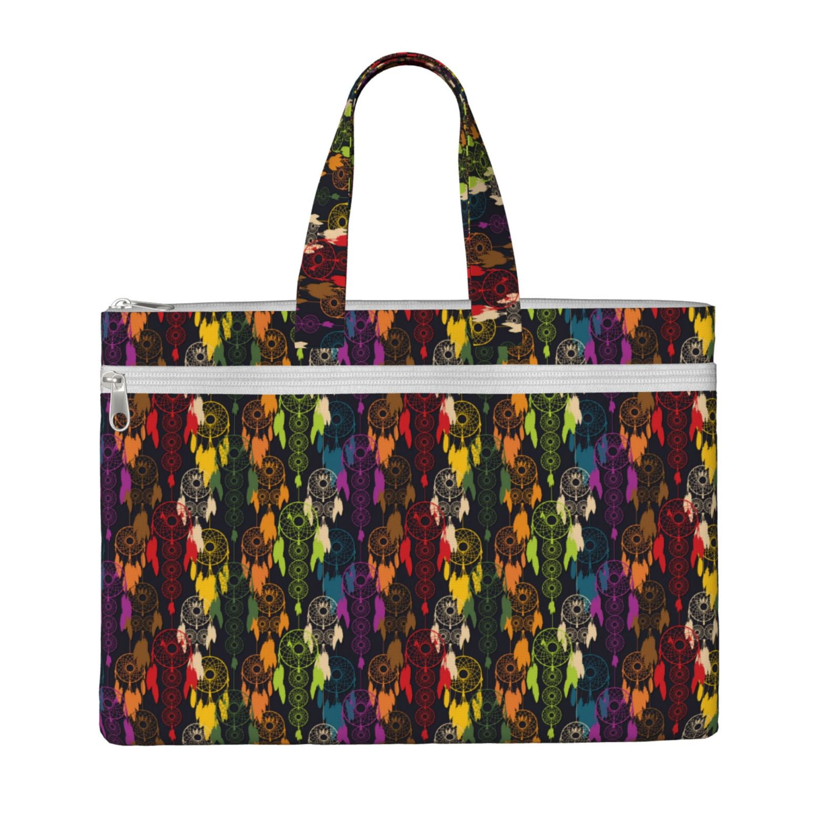 Pofeuu Colorful Dreamcatcher Print Laptop Bag Carrying - Computer Bag ...