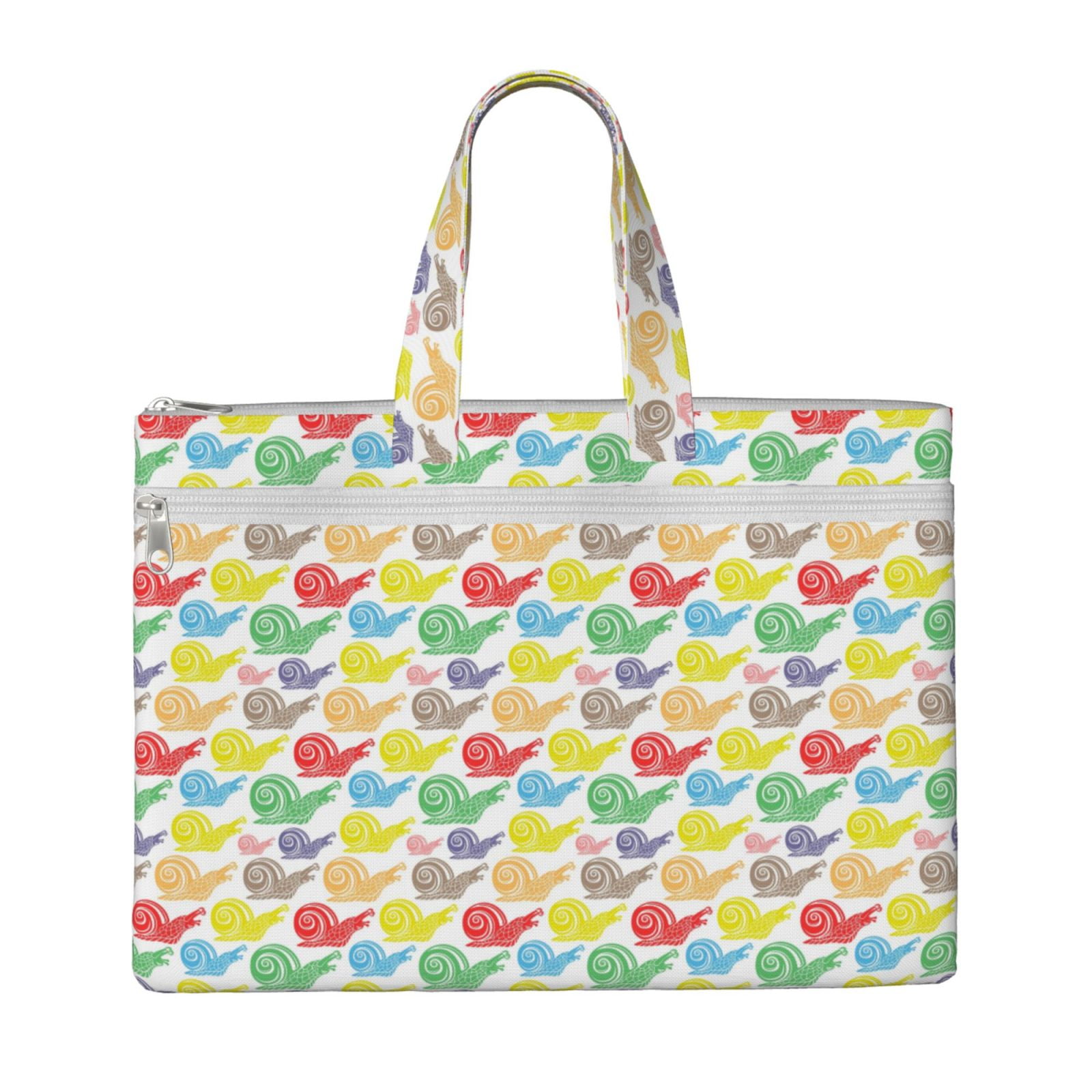 Pofeuu Colorful Snails Print Laptop Bag Carrying - Computer Bag Laptop ...