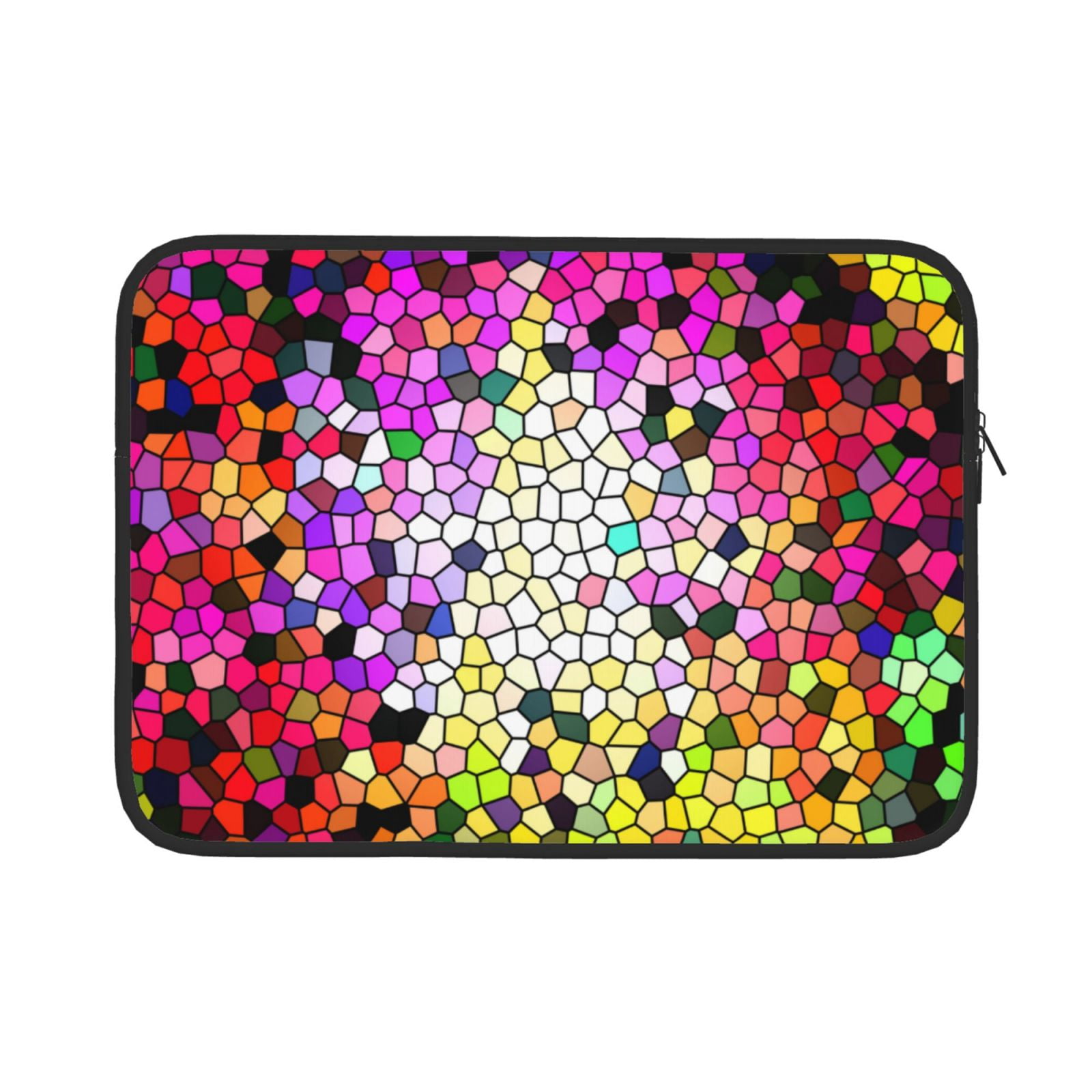 Pofeuu Colorful Tie Dye Stained Glass 3 Print Laptop Carrying Case,13 ...