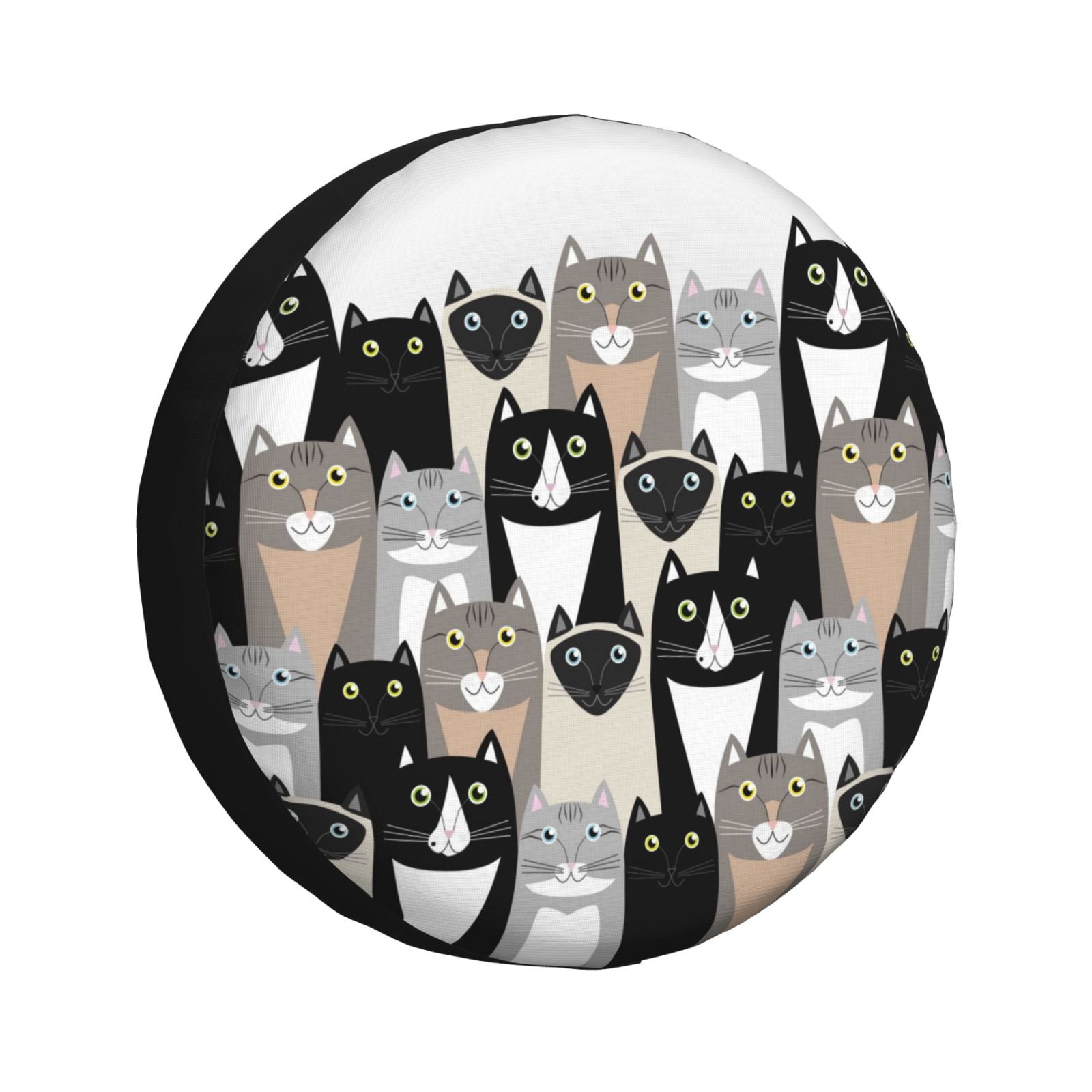Pofeuu Colors Cats Print Spare Tire Wheel Cover for Car Truck SUV ...