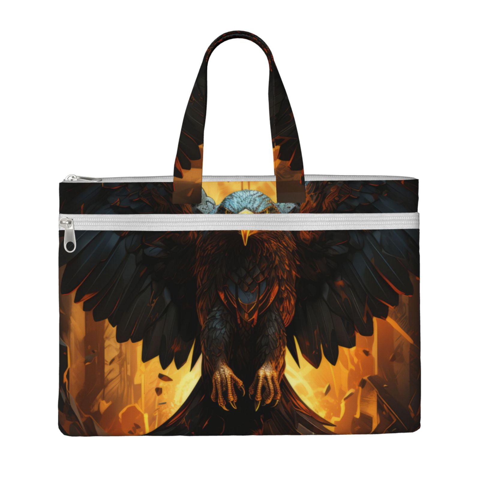 Pofeuu Cool Black Eagle Print Laptop Bag Carrying - Computer Bag Laptop ...