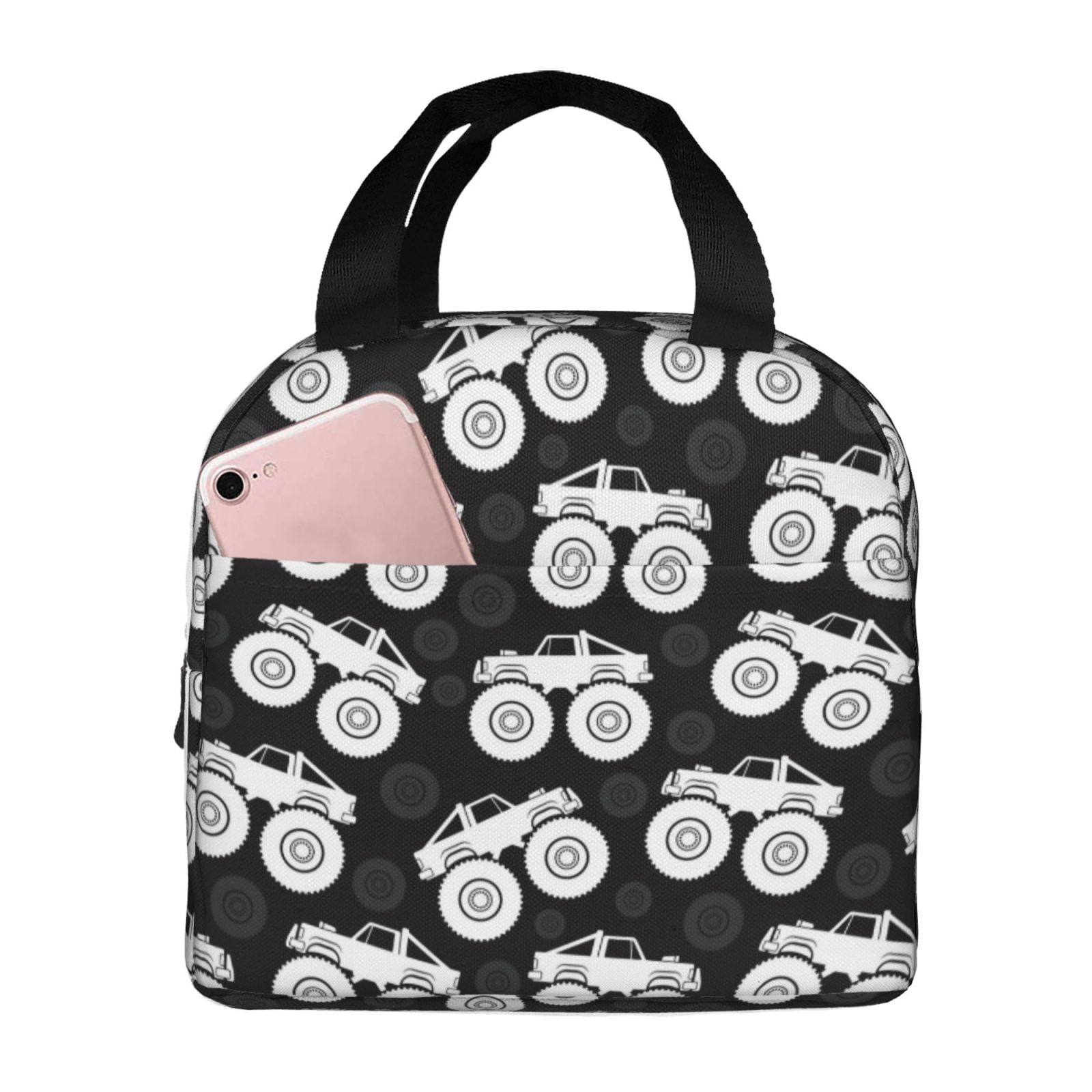 Pofeuu Cool Car Print Lunch Bag Lunch Box Large Capacity Insulated ...