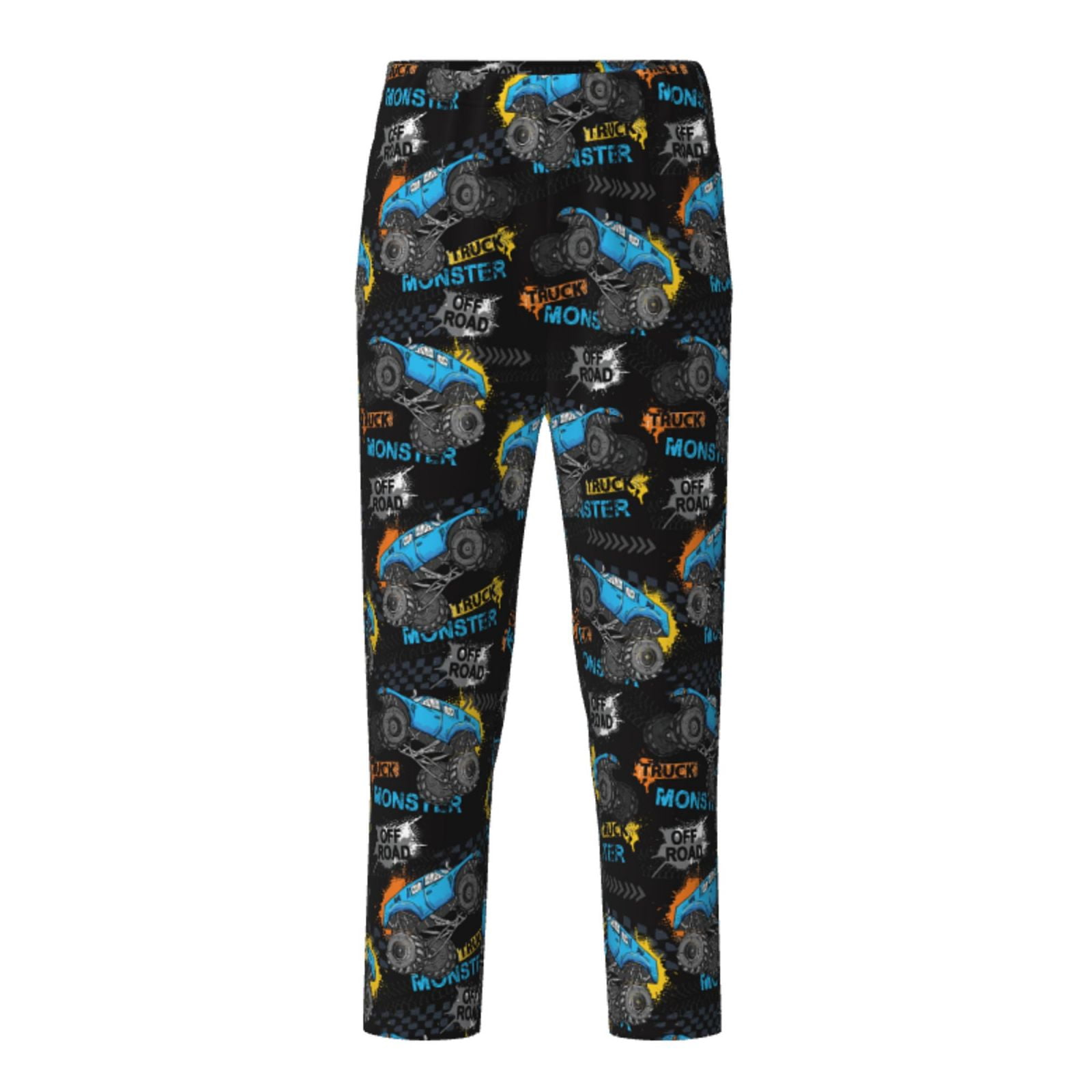 Pofeuu Cool Off-Road Vehicle Print Teenagers' Pajama Pants, Soft Lounge ...