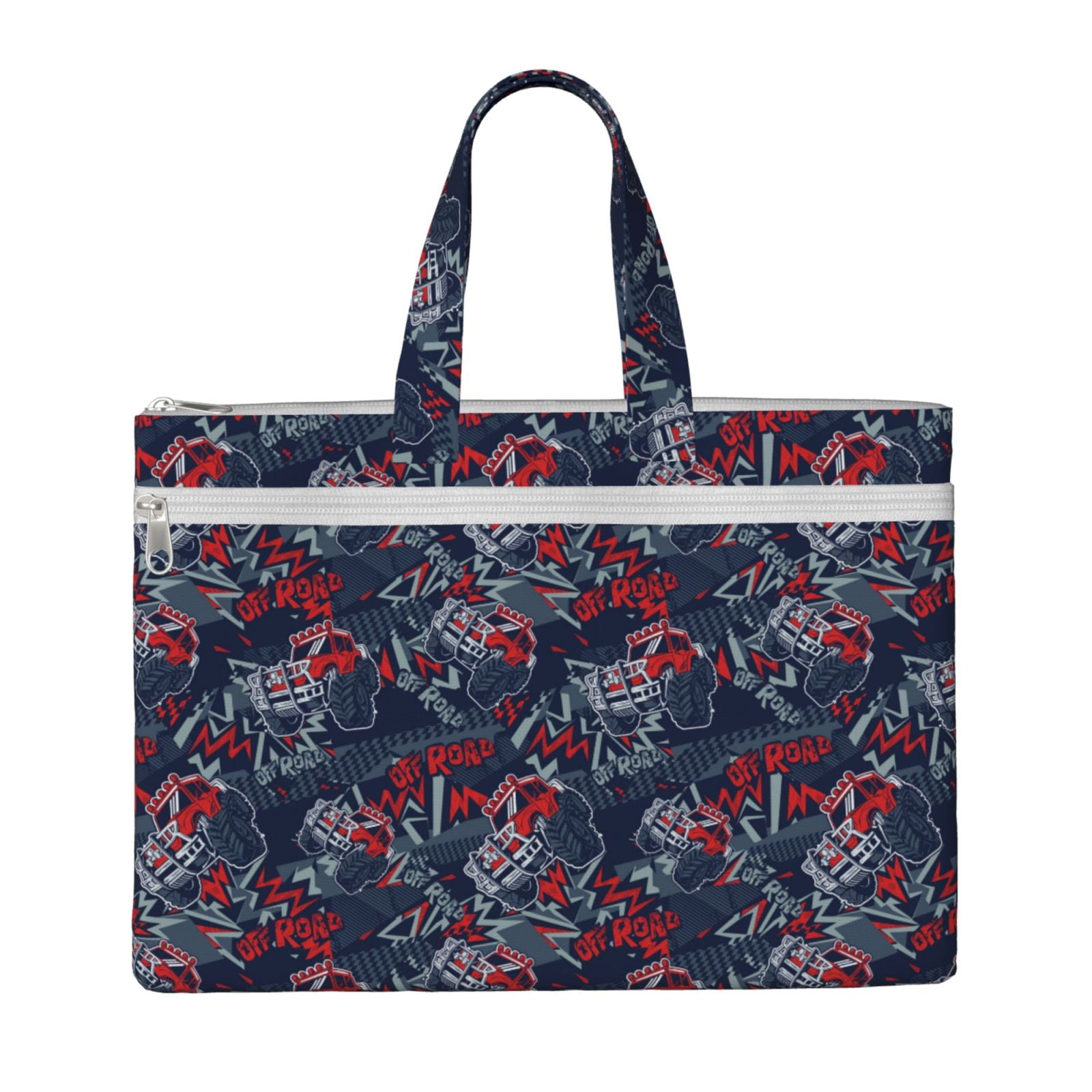 Pofeuu Cool Red Off-Road Vehicle Print Laptop Bag Carrying - Computer ...