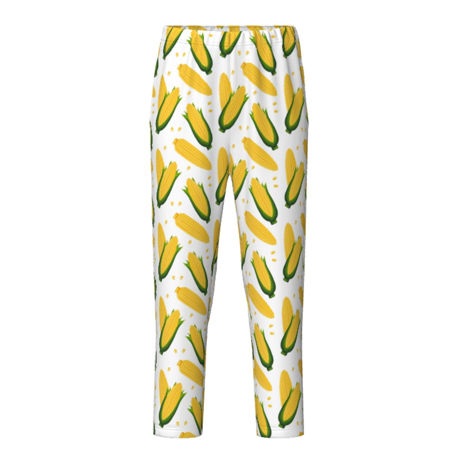 Pofeuu Corn On The Cob Print Teenagers' Pajama Pants, Soft Lounge ...