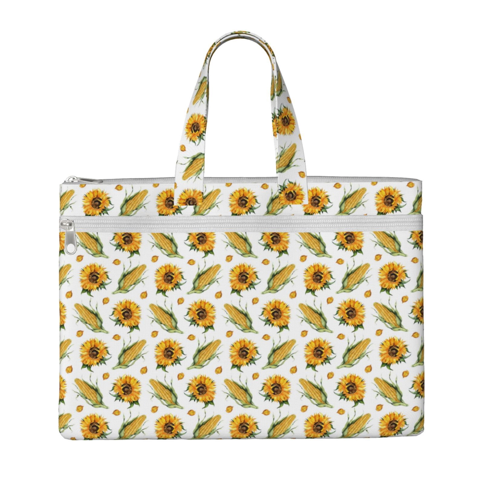 Pofeuu Corn Sunflowers Print Laptop Bag Carrying - Computer Bag Laptop ...