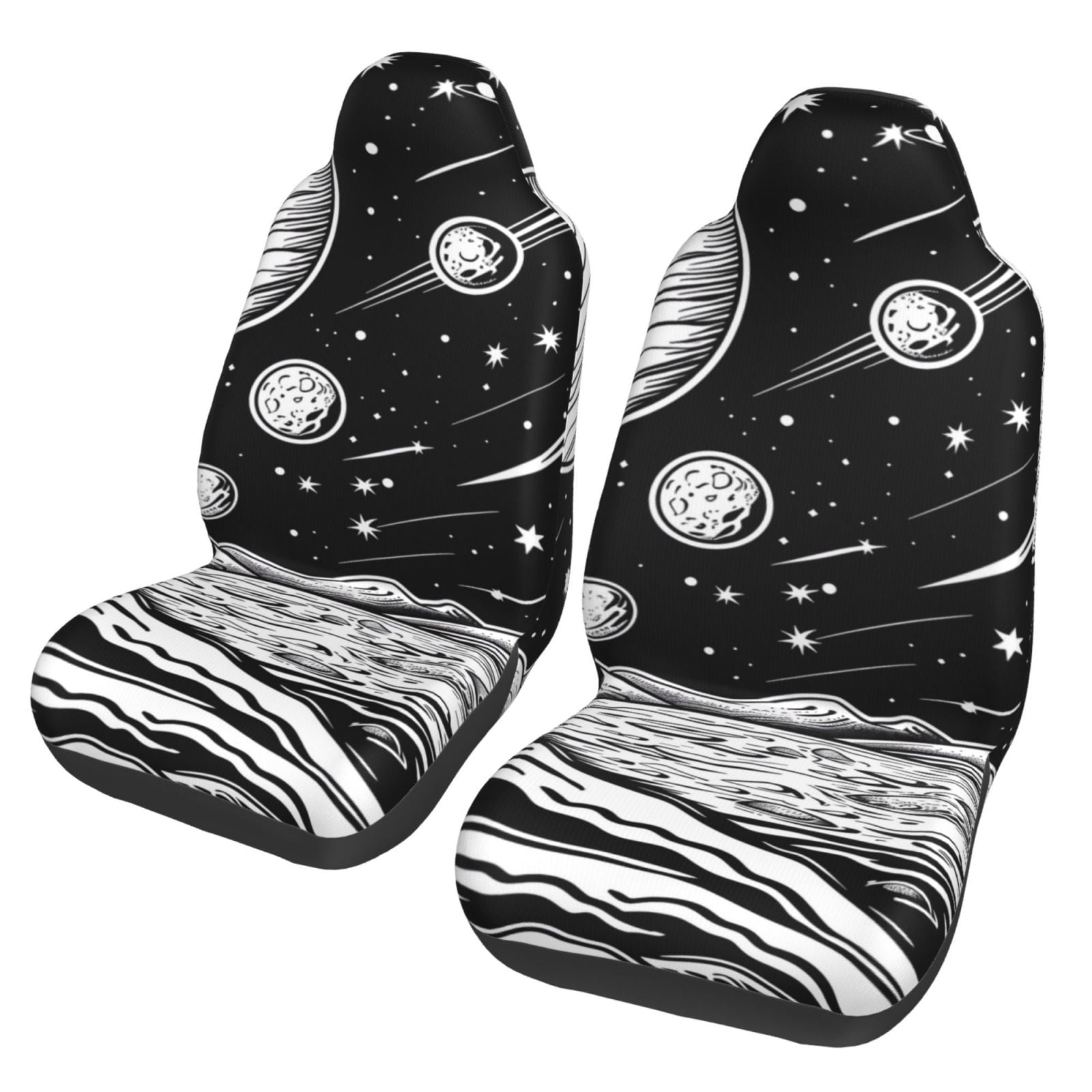Pofeuu Cosmic Landscape Celestial Art Print Automotive Car Seat Covers ...