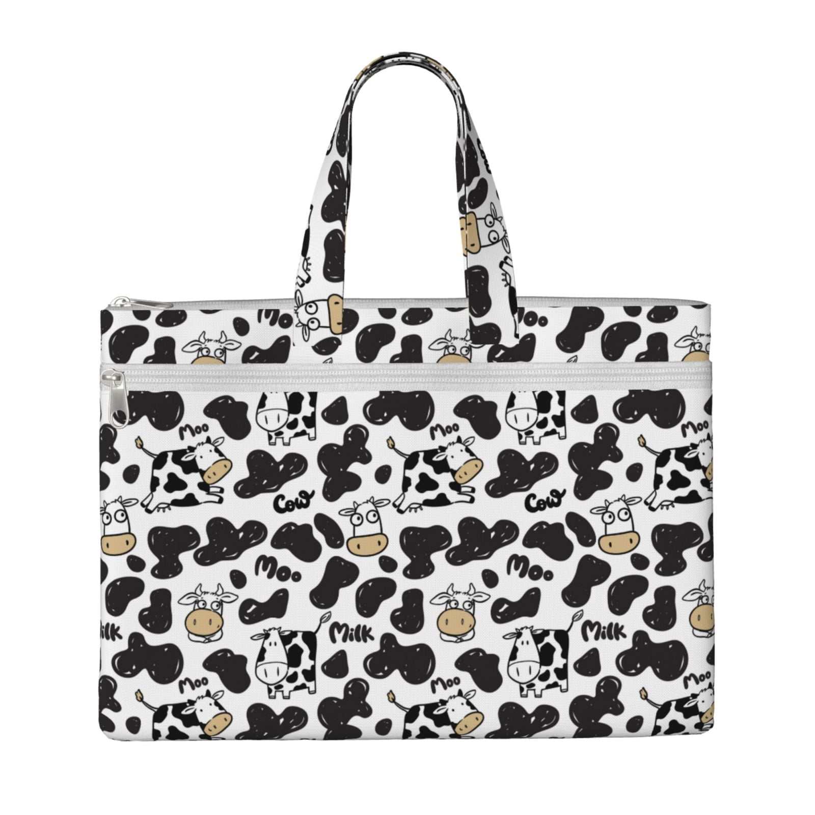 Pofeuu Cow Print Laptop Bag Carrying - Computer Bag Laptop Case ...