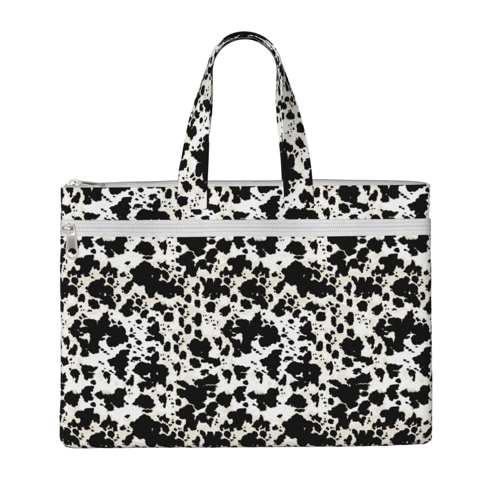 Pofeuu Cow Skin 1 Print Laptop Bag Carrying - Computer Bag Laptop Case ...