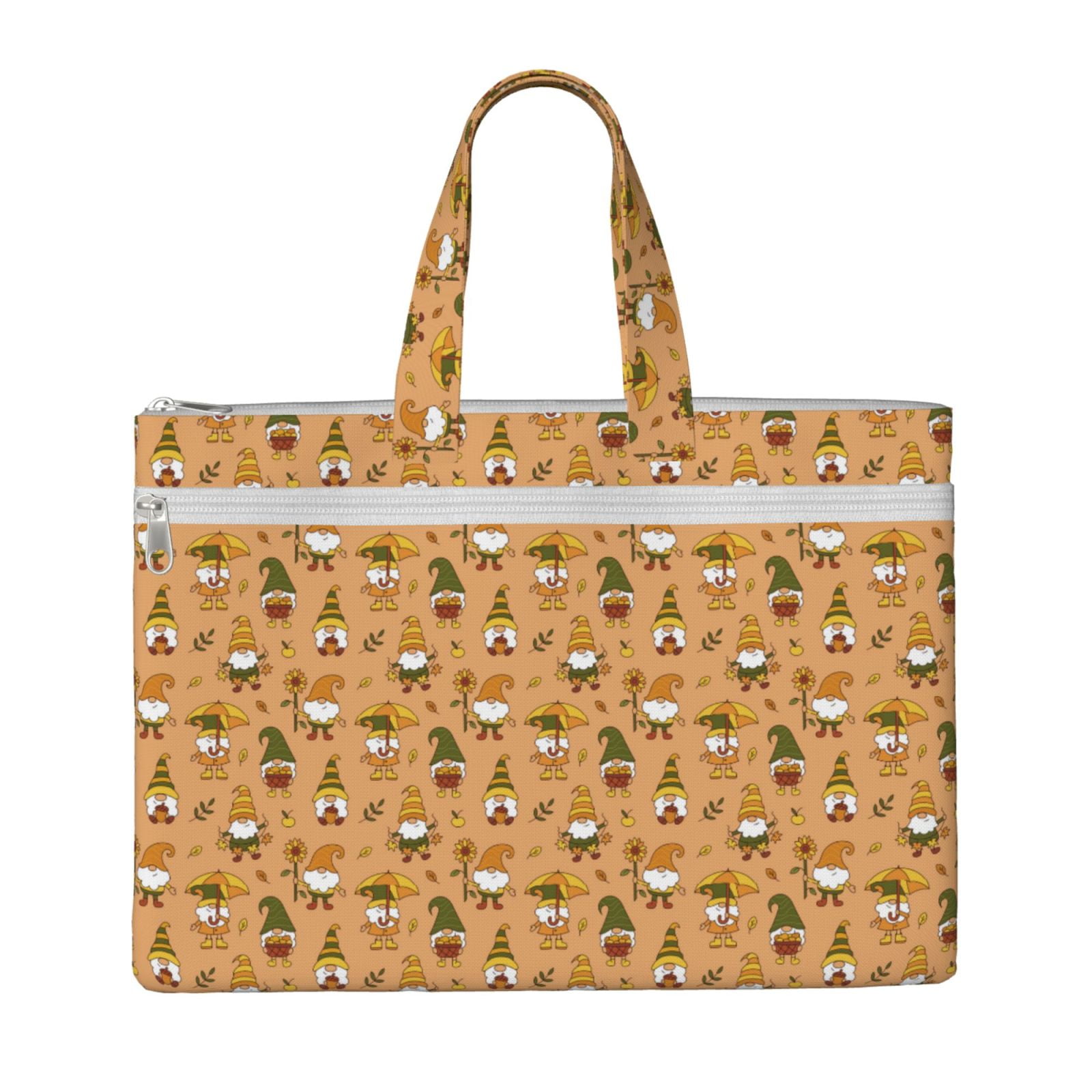 Pofeuu Cute Autumn With Gnomes Print Laptop Bag Carrying - Computer Bag ...